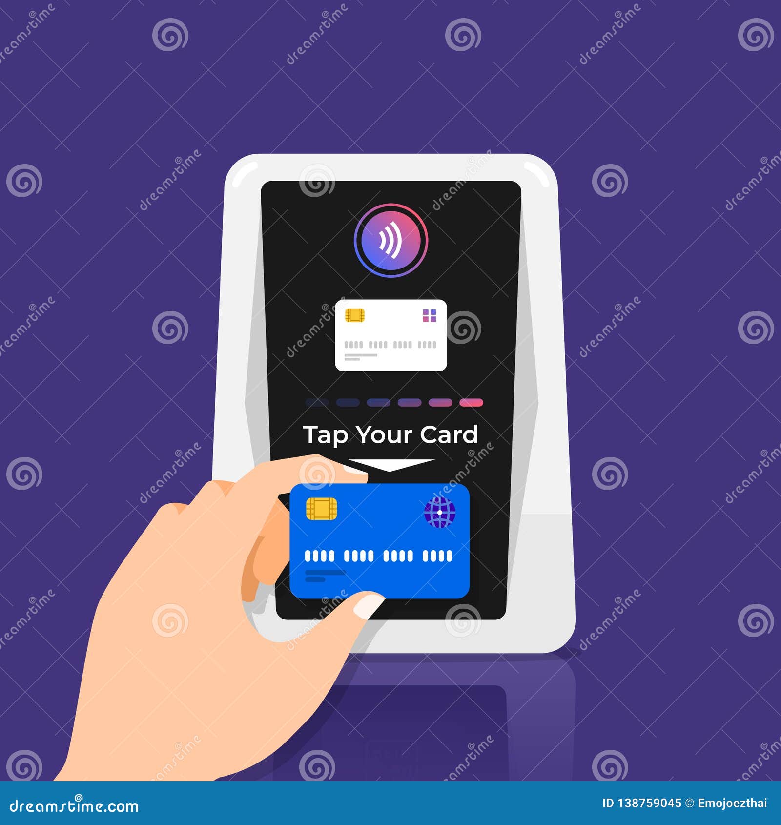 RFID Illustration Vector editorial image. Illustration of design ...