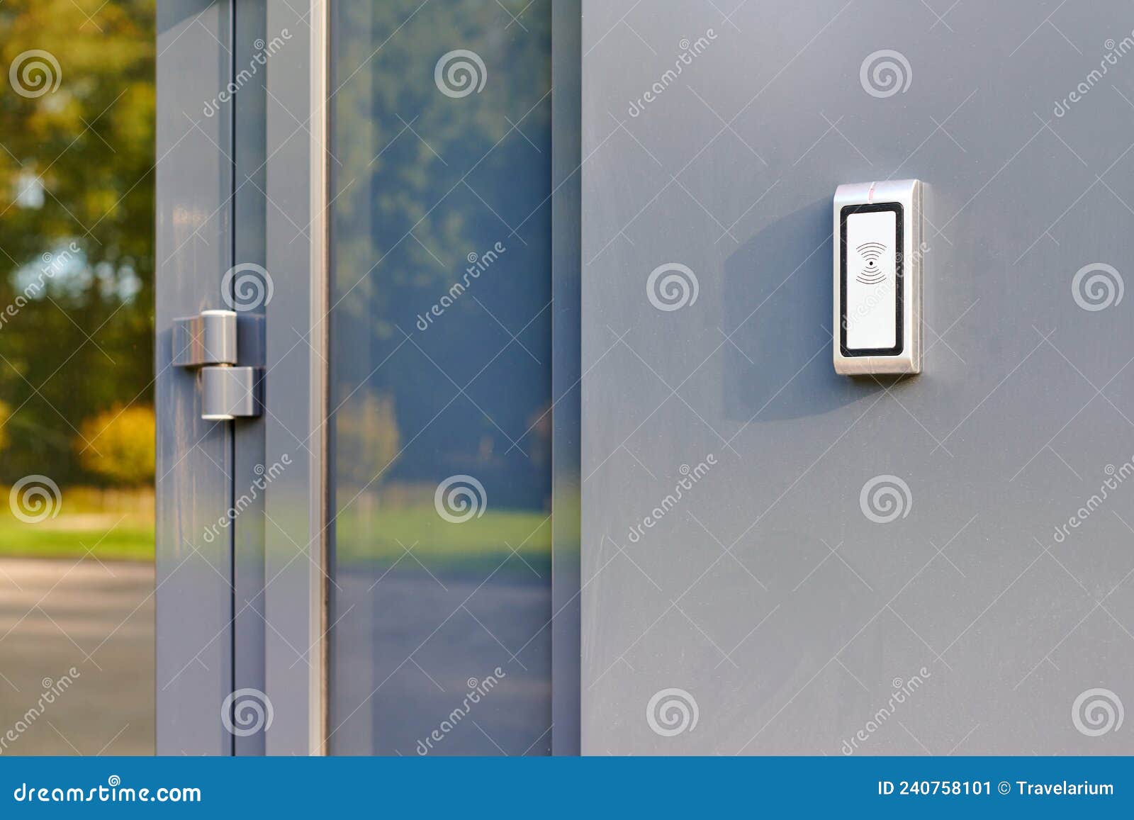 RFID Reader By Office Door, Employees Only Access By RFID Key Card ...