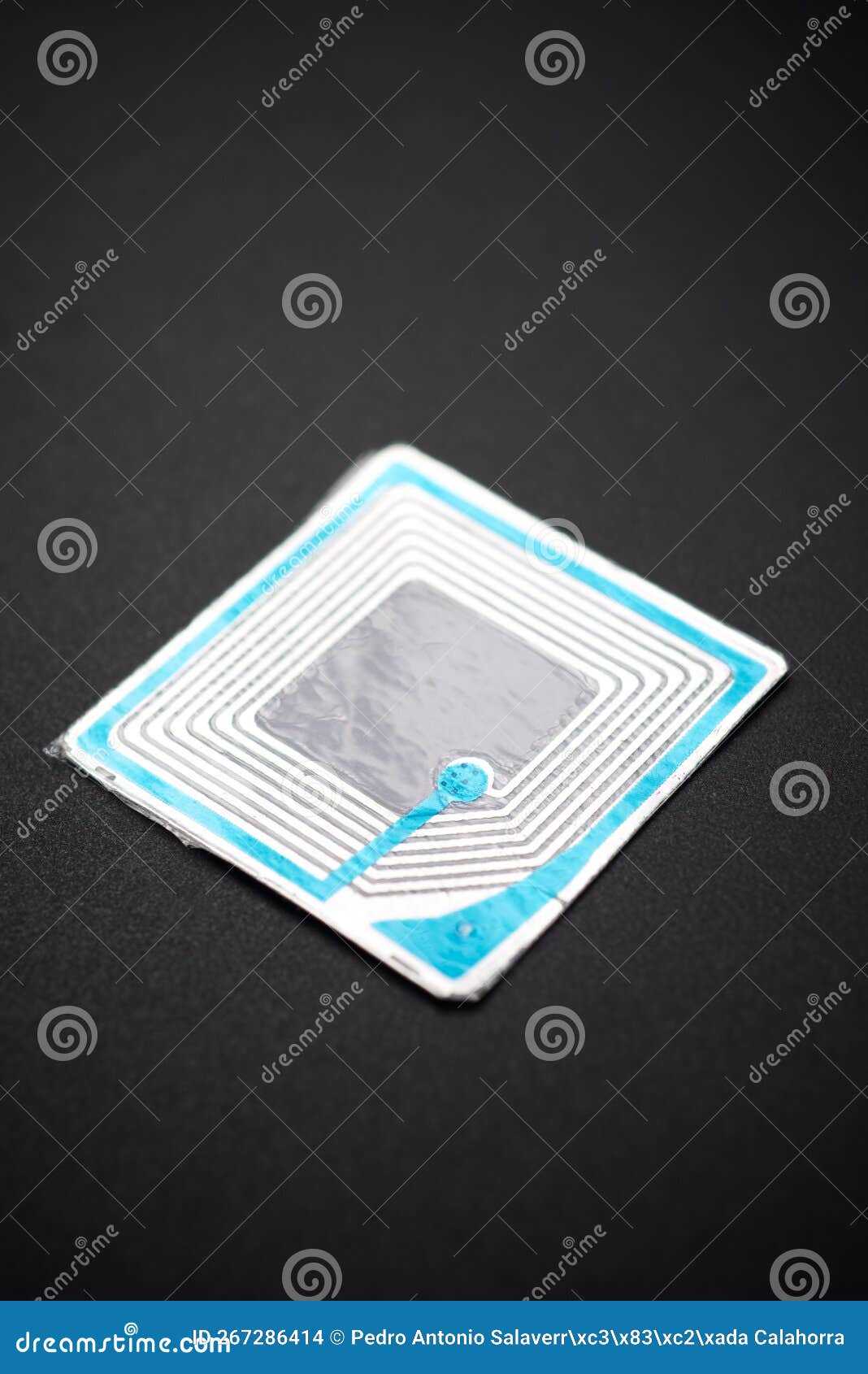 Rfid tag view stock photo. Image of coding, privacy - 267286414