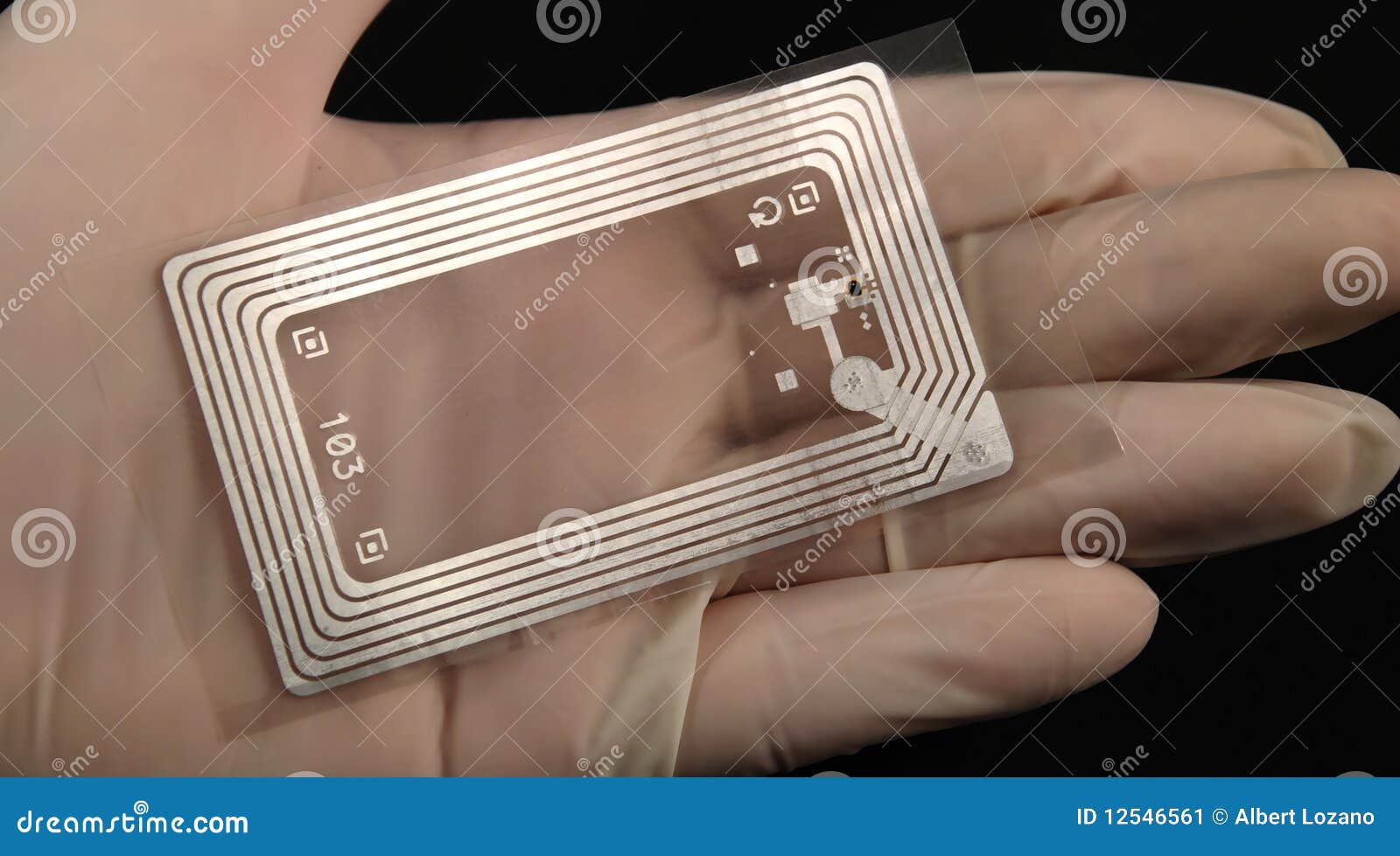 Rfid tags stock image. Image of electronics, radiofrequency - 12546561