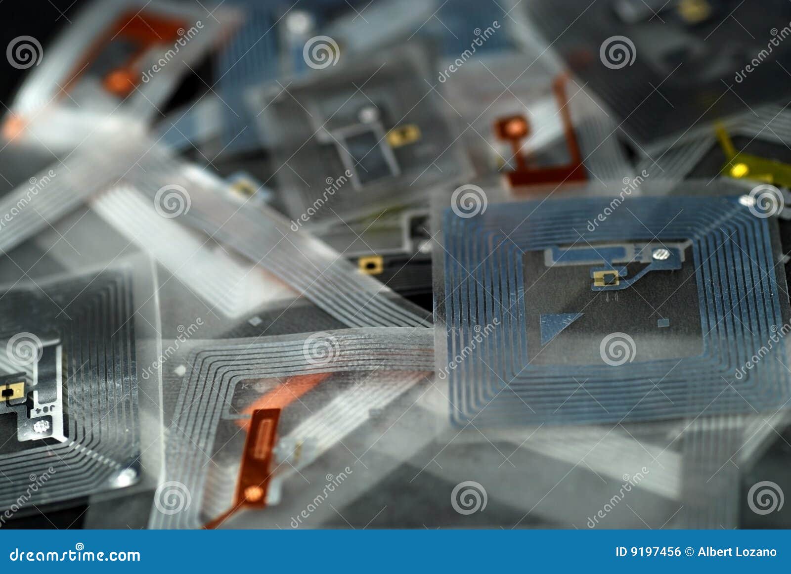 RFID tags stock photo. Image of bits, engineering, number - 9197456