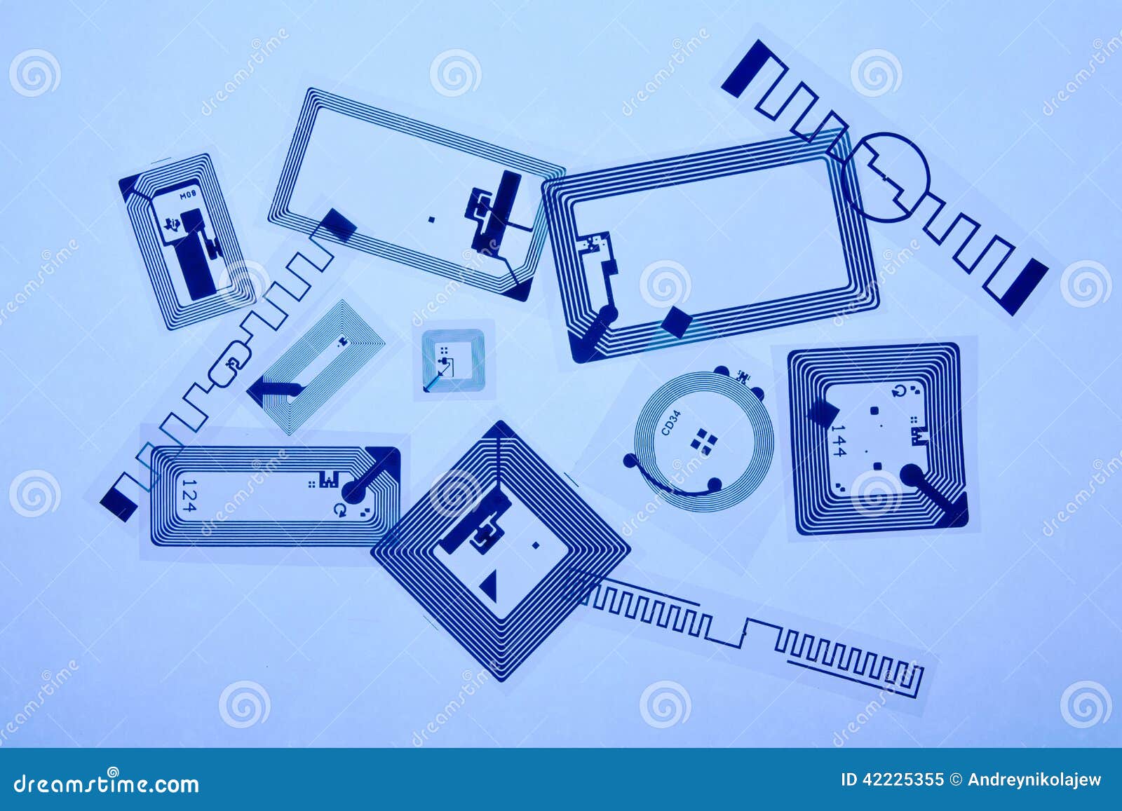 RFID tags editorial image. Image of control, computer - 42225355