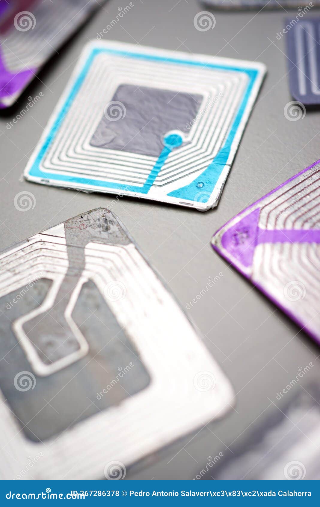Rfid tags view stock photo. Image of identify, antenna - 267286378