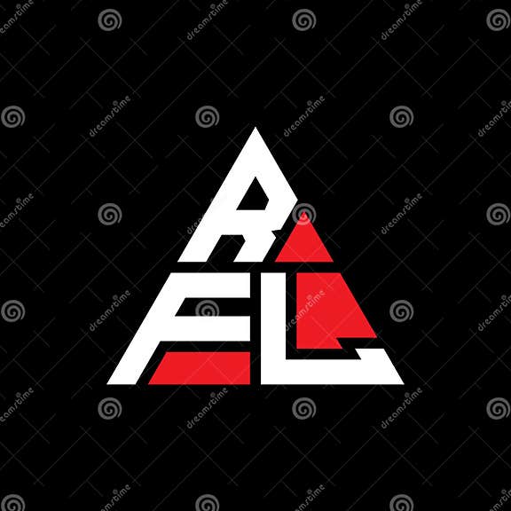 RFL Triangle Letter Logo Design with Triangle Shape. RFL Triangle Logo ...