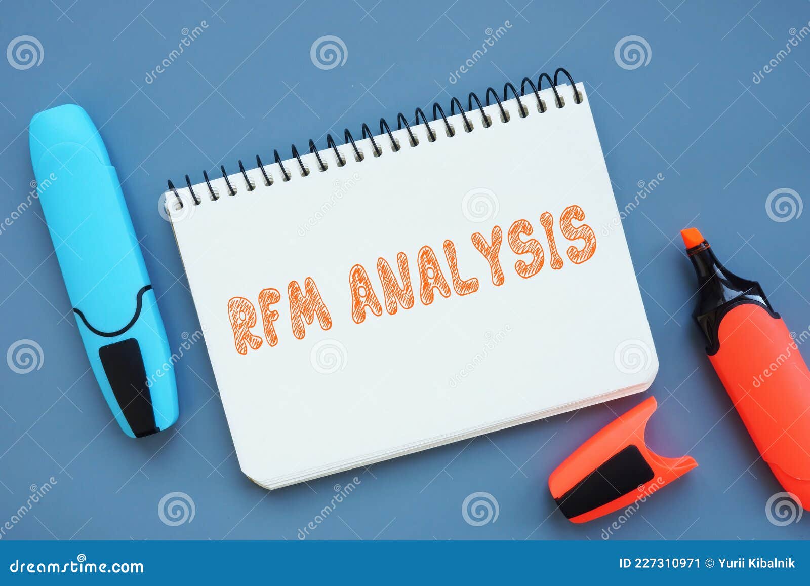 RFM ANALYSIS Recency Frequency Monetary Phrase on the Page Stock Image ...