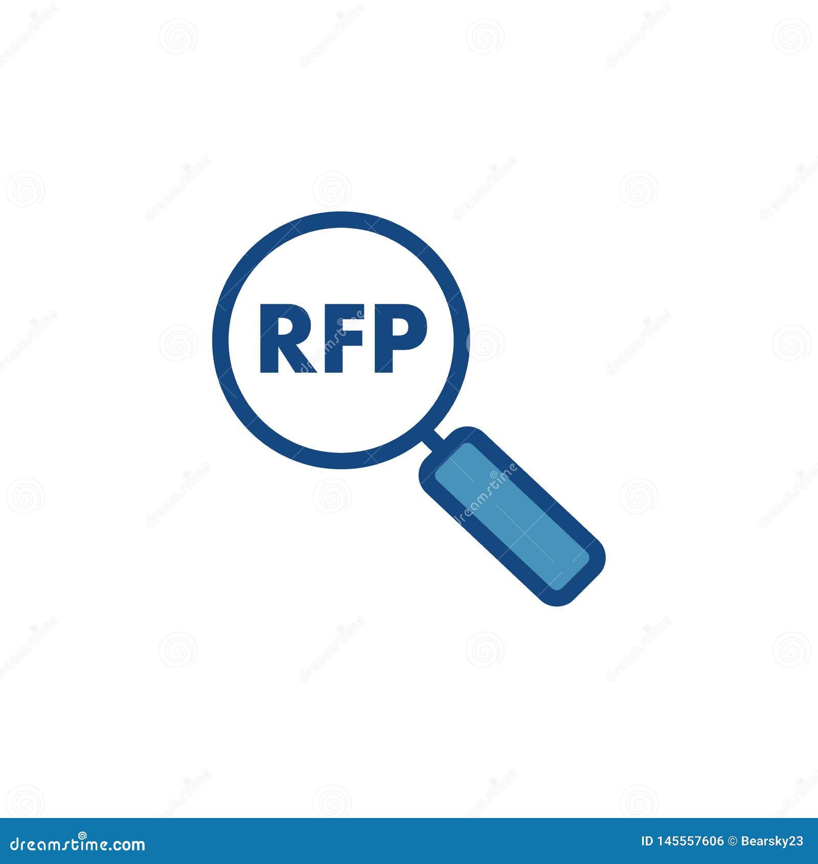 RFP Icon - Request for Proposal Concept or Idea Stock Vector ...