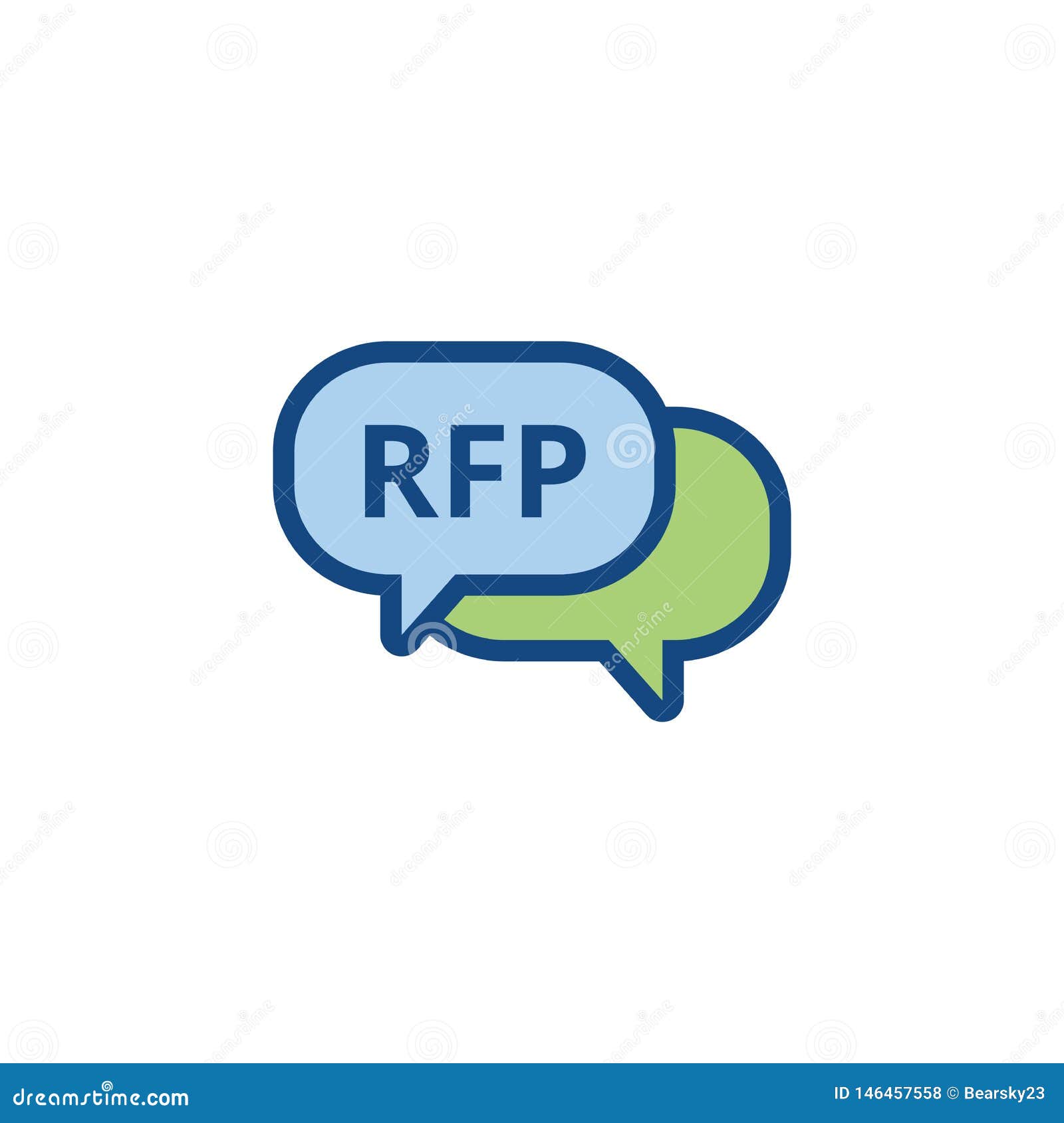 RFP Icon - Request for Proposal Concept or Idea Stock Vector ...