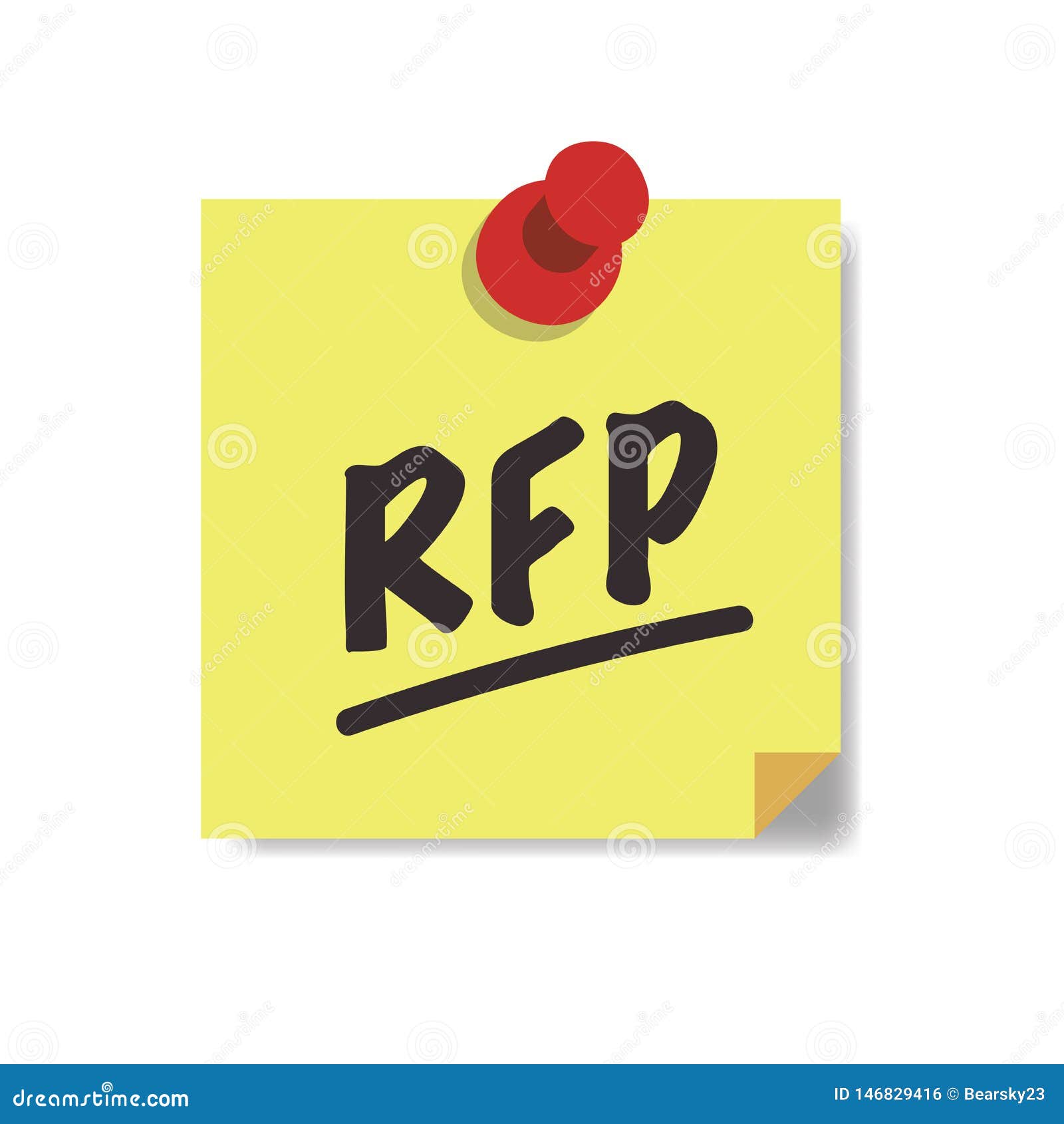 RFP Icon - Request for Proposal Concept or Idea Stock Vector ...