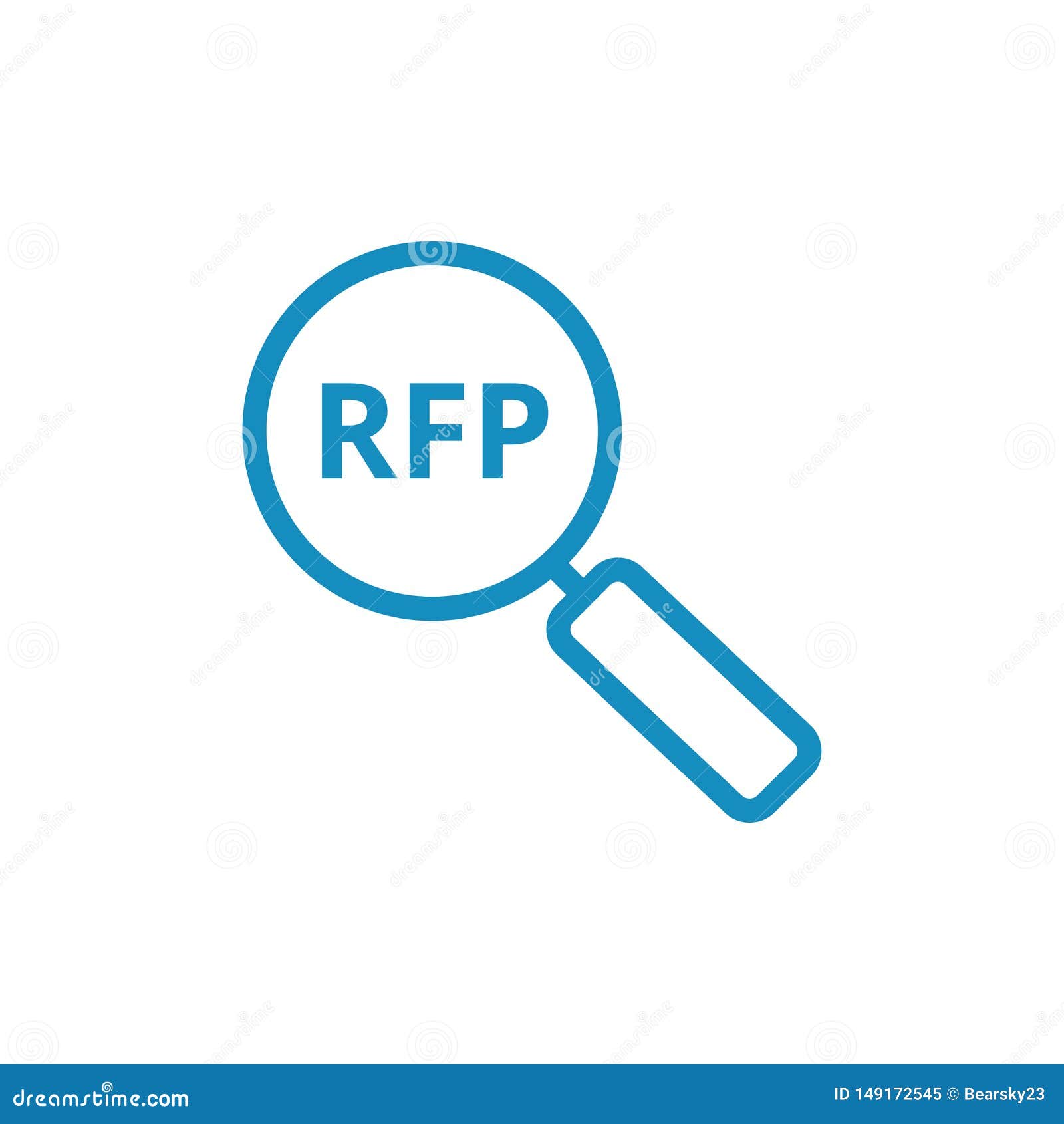 RFP Icon - Request for Proposal Concept or Idea Stock Vector ...