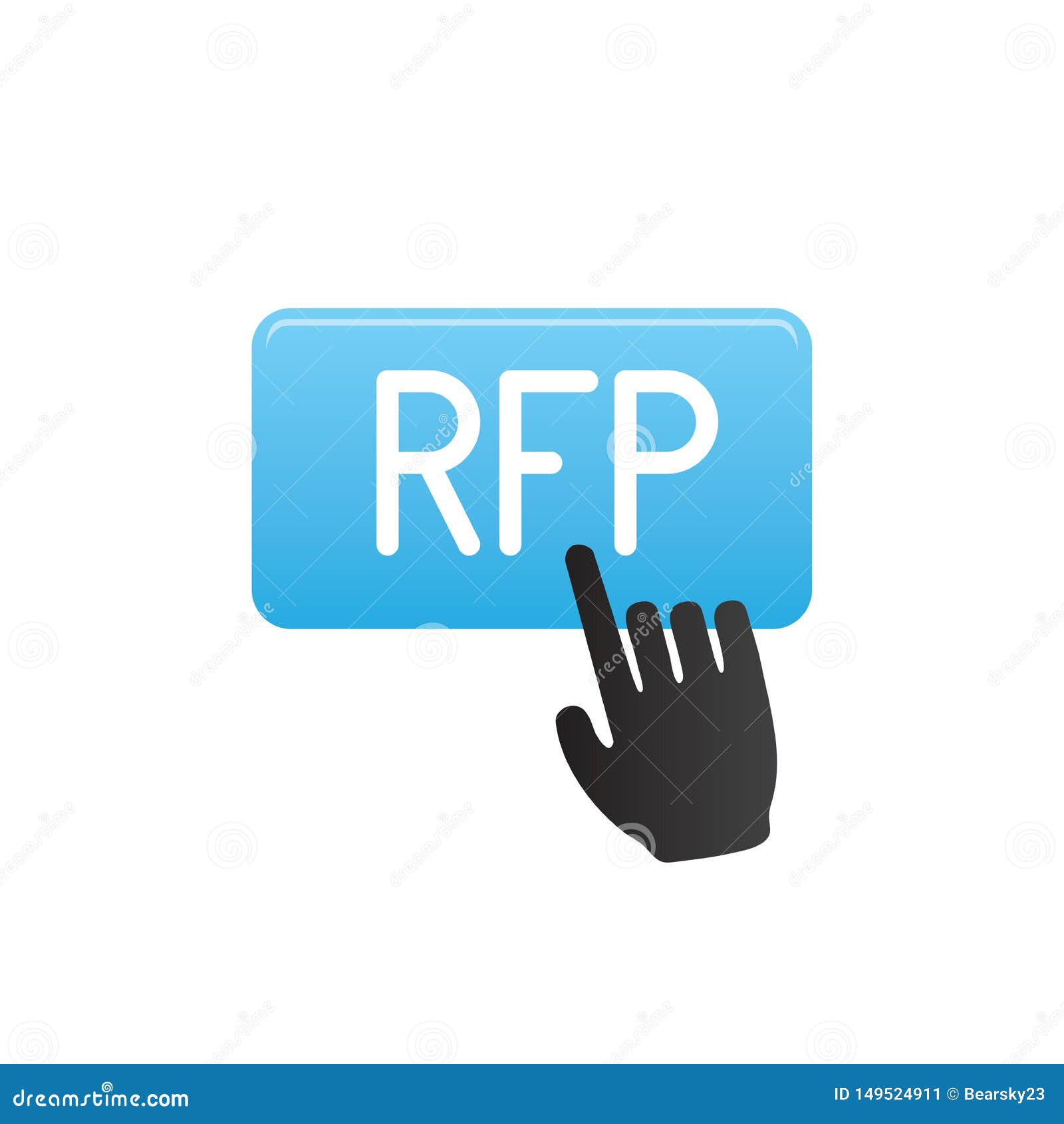 RFP Icon - Request for Proposal Concept or Idea Stock Vector ...