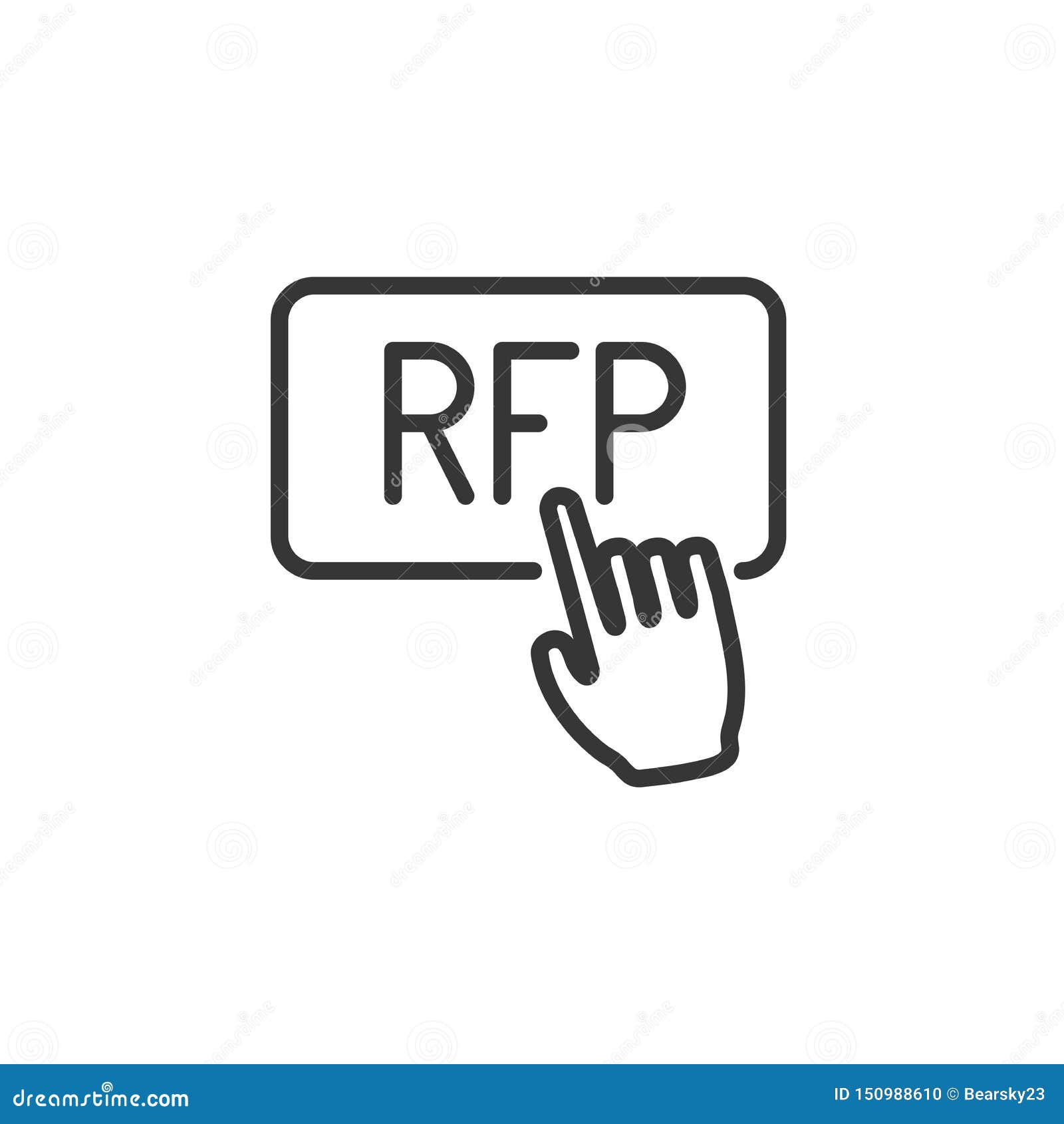 RFP Icon - Request For Proposal Concept Or Idea Cartoon Vector ... RFP Icon - Request For Proposal Concept Or Idea Cartoon Vector ...