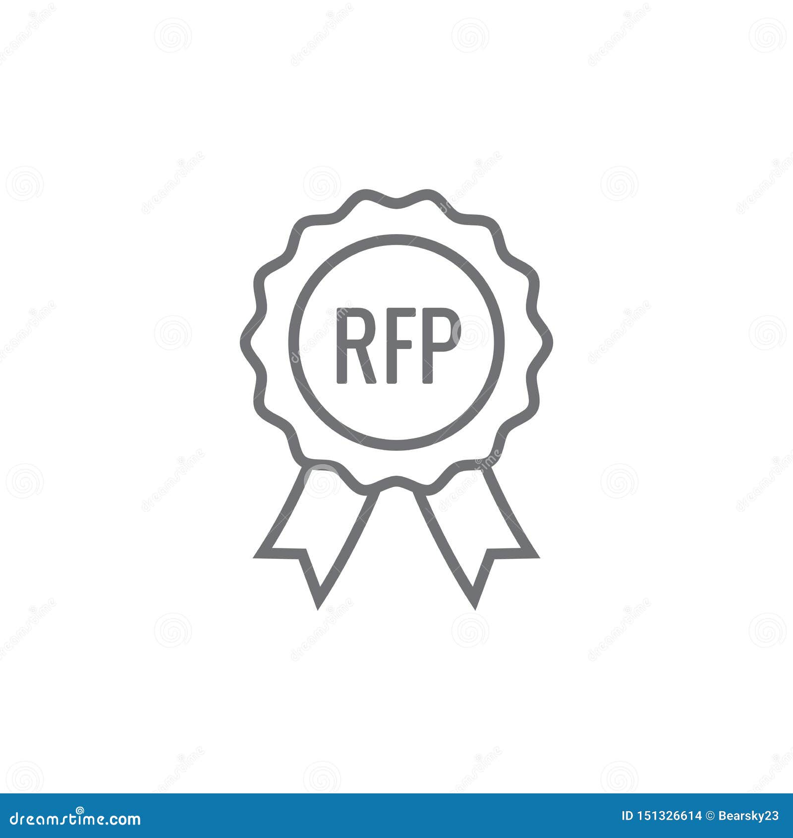 RFP Icon - Request for Proposal Concept or Idea Stock Vector ...