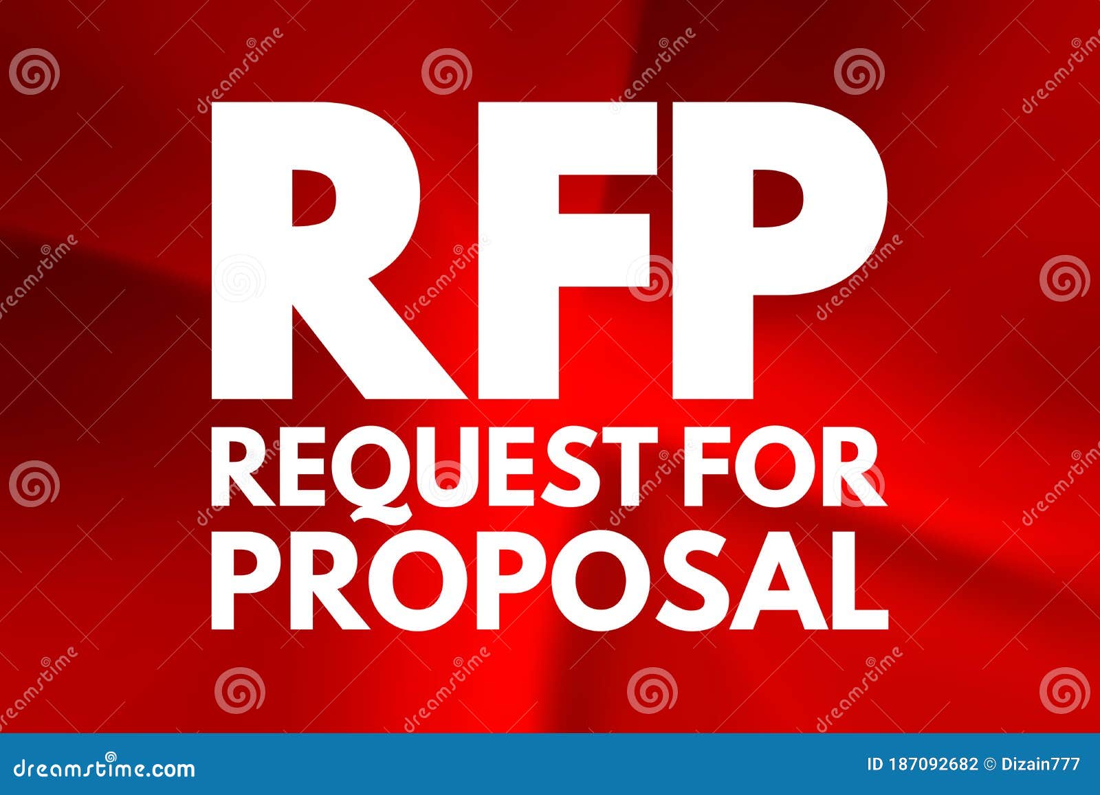 RFP - Request for Proposal Acronym, Business Concept Background Stock ...
