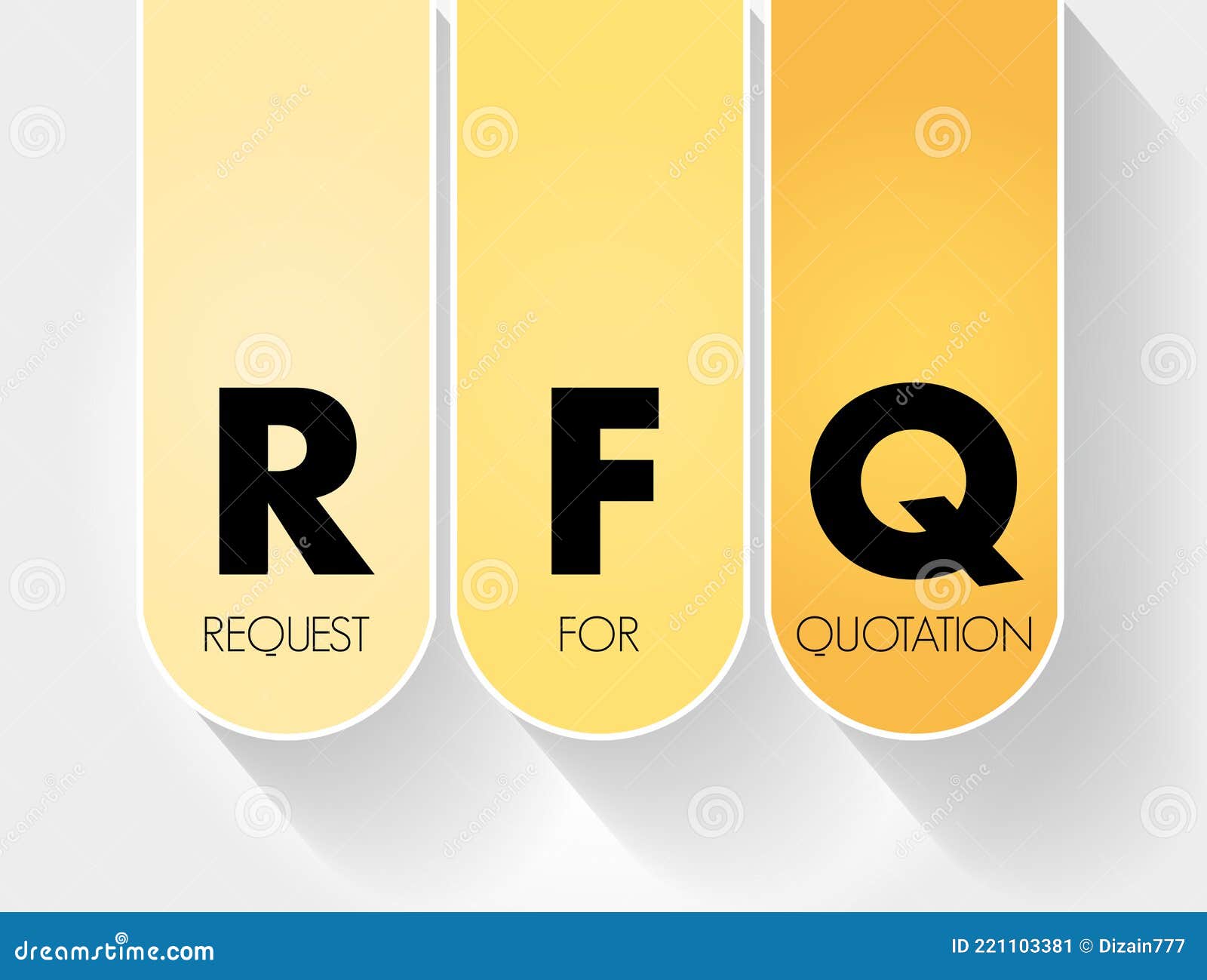 RFQ - Request for Quotation Acronym, Business Concept Background Stock ...