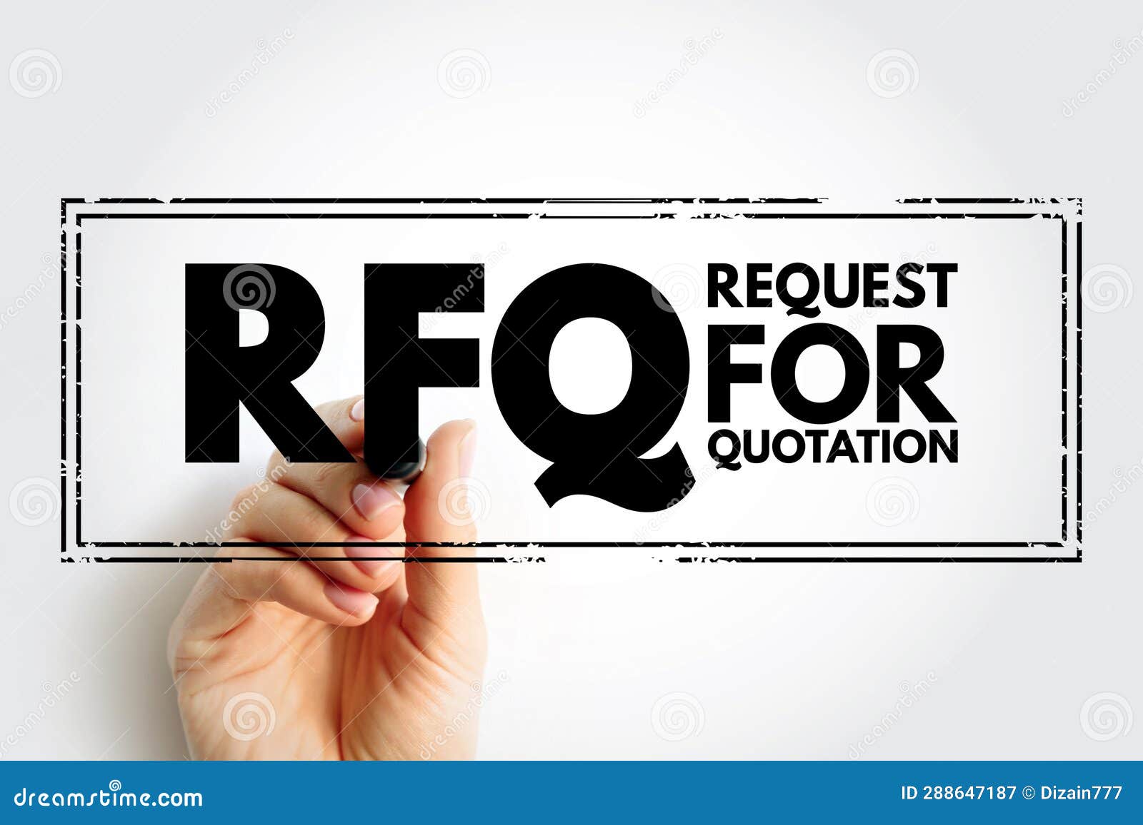 RFQ Request for Quotation - Business Process in Which a Company ...