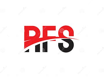 RFS Letter Initial Logo Design Vector Illustration Stock Vector ...