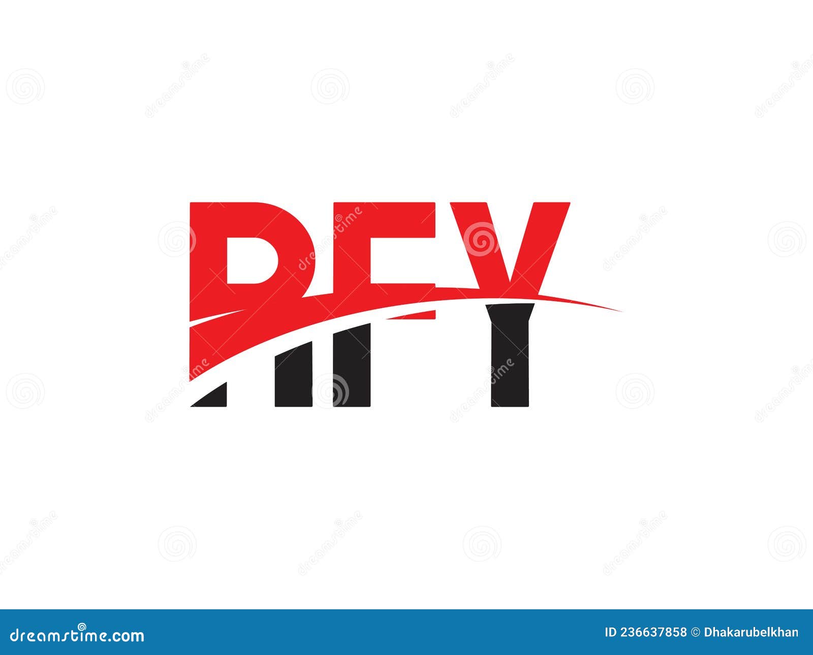 RFY Letter Initial Logo Design Vector Illustration Stock Vector ...