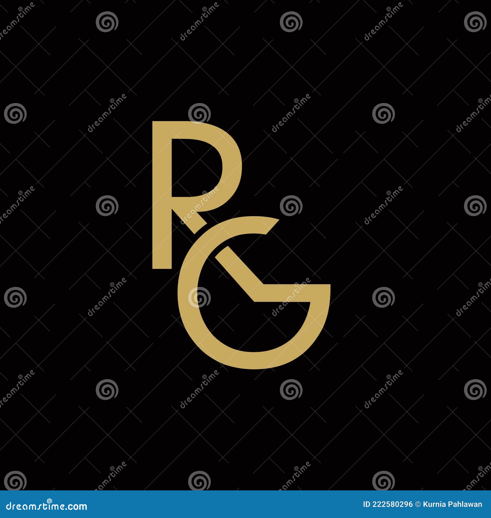 Rg logo , initial rg logo stock illustration. Illustration of logotype ...