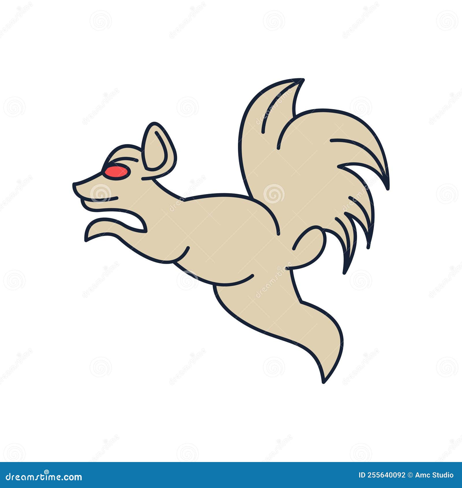 Squirrel Jumping Logo Design Simple Modern with Cartoon Style Best ...