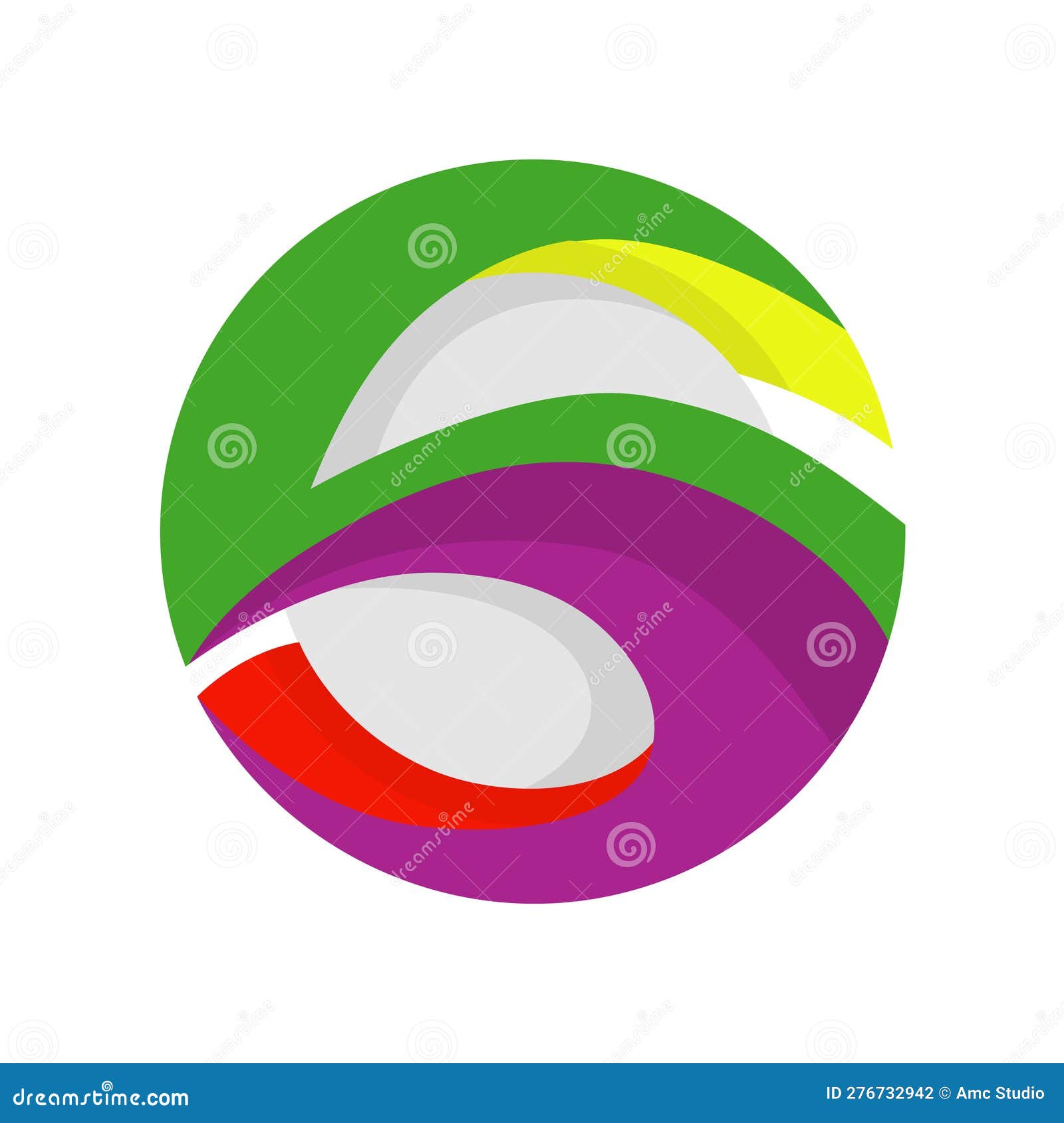 Letter S 3d Design Circle Logo Template for Business and Corporate ...