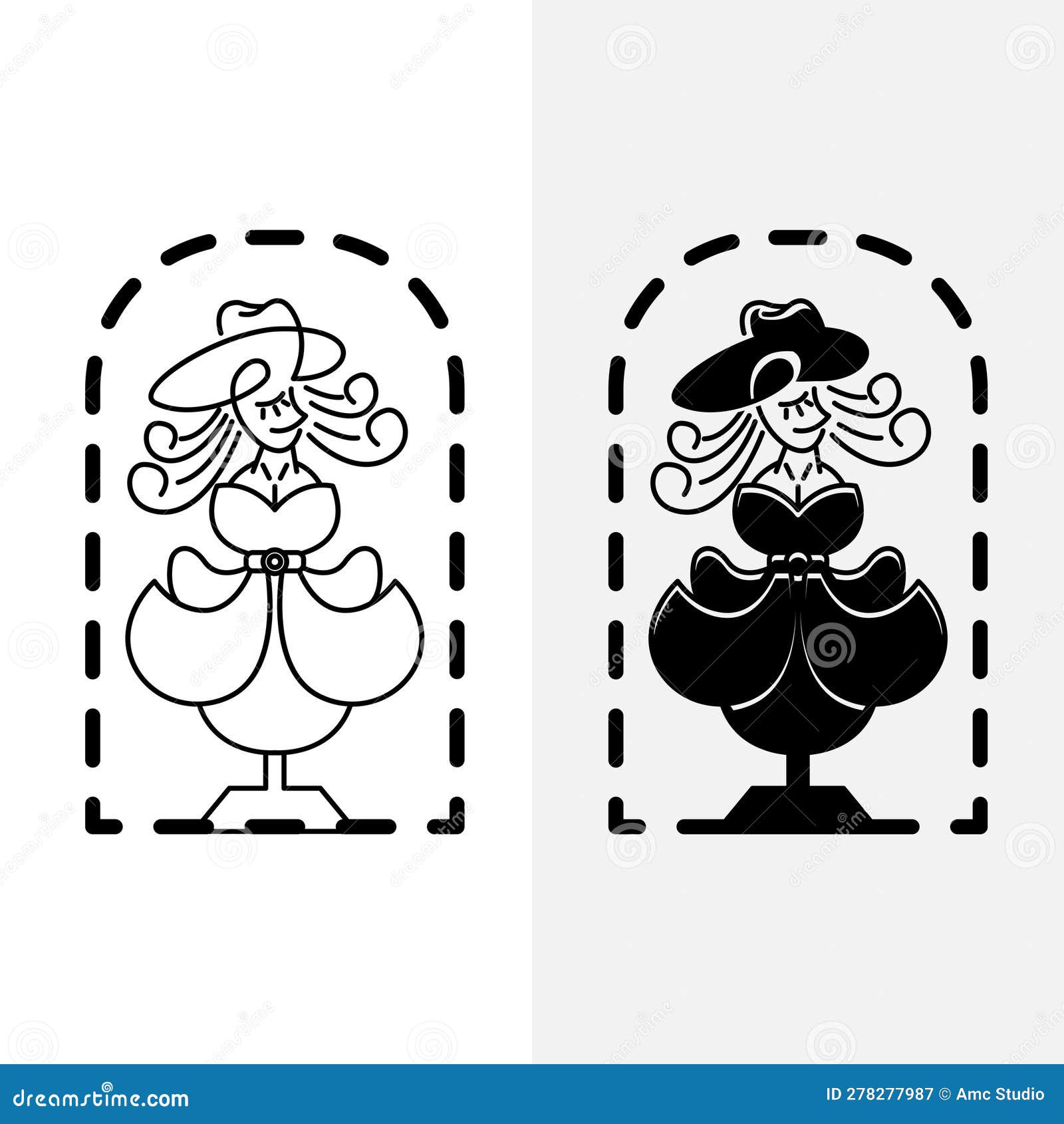 Fashion Mannequin Logo Design Template Sign. Monogram Style and ...