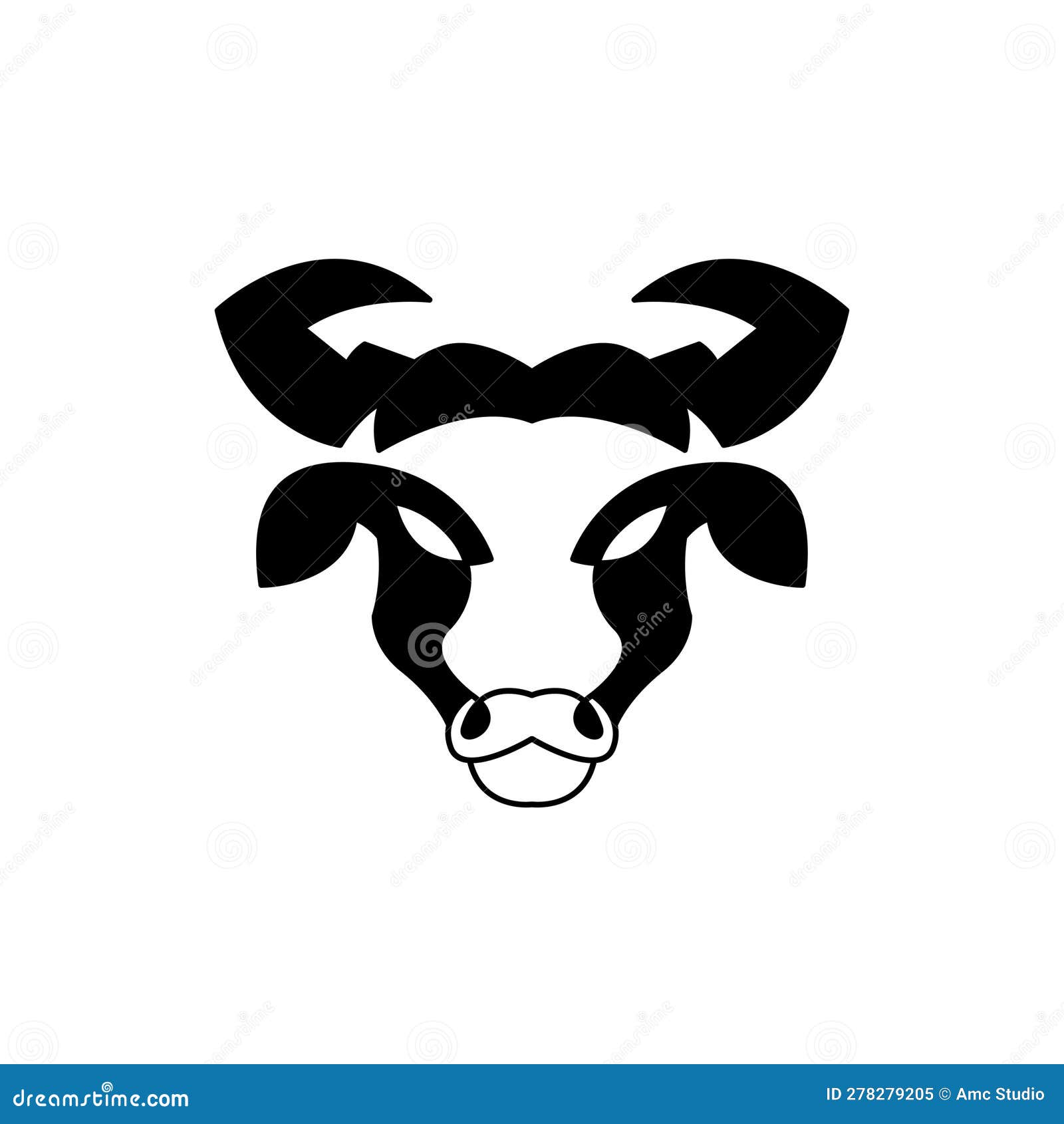 Cow Logo Modern Sign Template. Tattoo Stylish Stock Vector ...