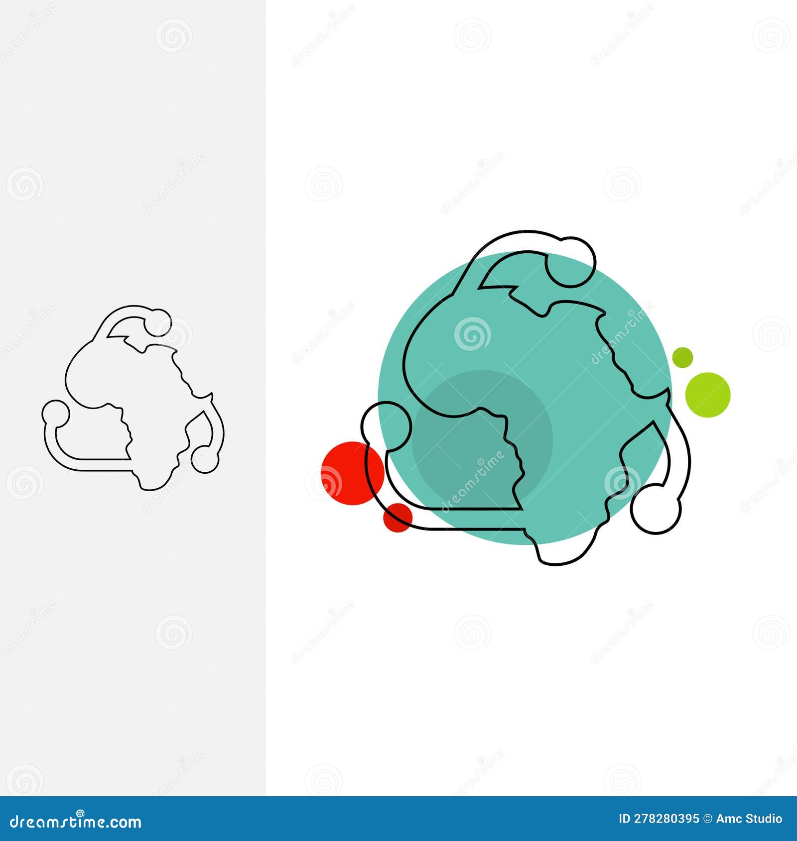 Australia Circuits Map Logo Symbol and Icon Template Vector. Logo with ...