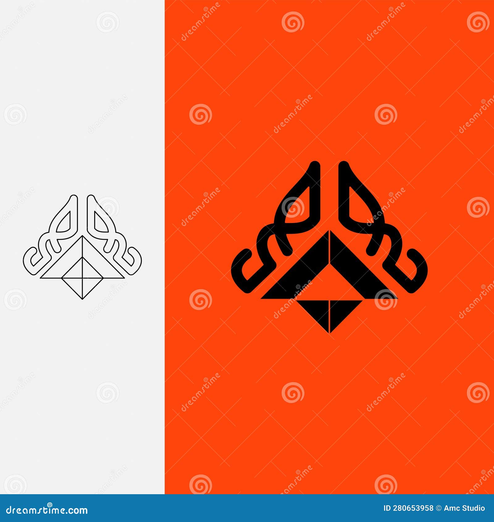 Simple Pyramid Logo, Vector Design Template Best. Line Art Style and ...