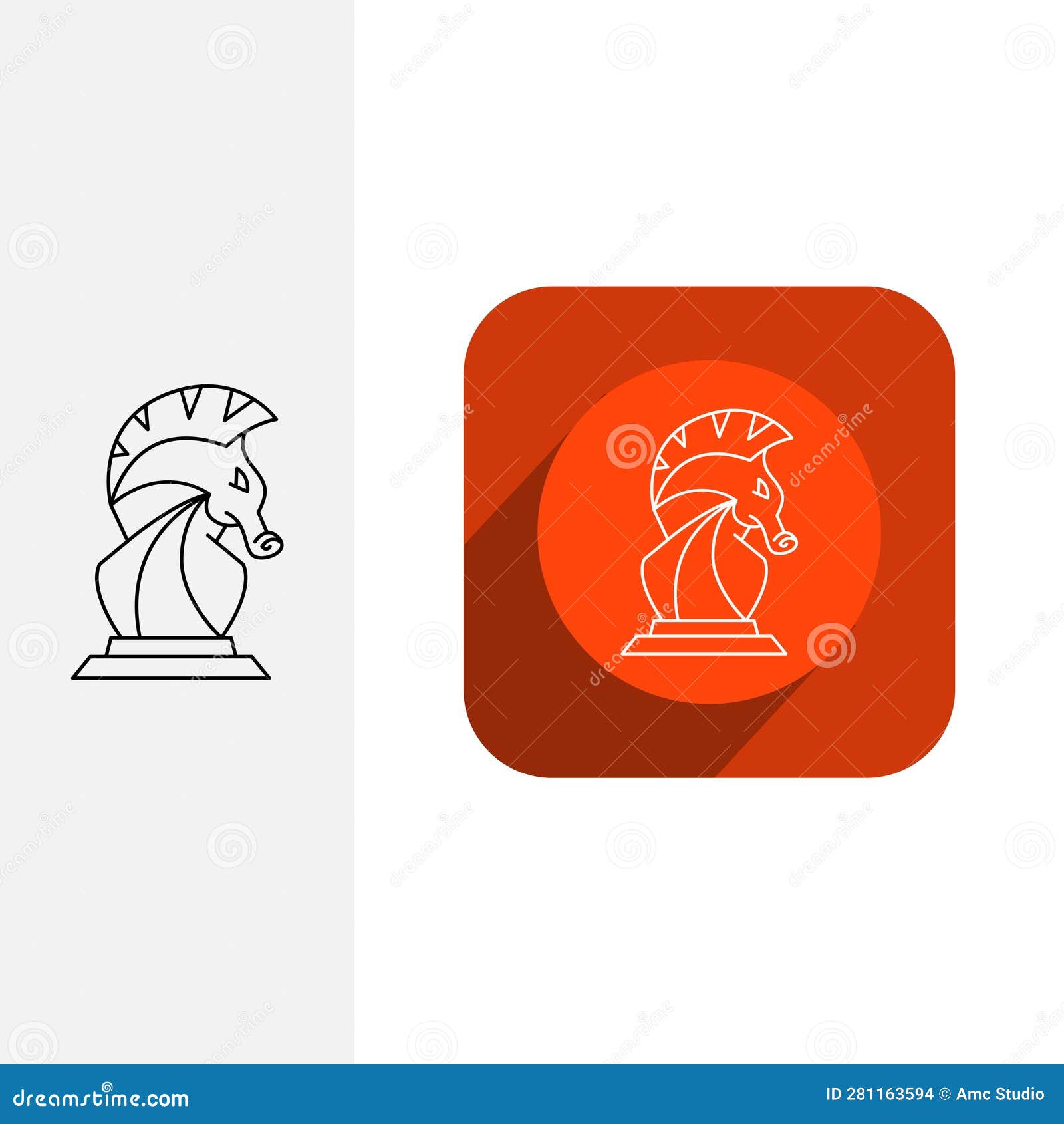 Knight Logo, Logo Design Simple Modern. Solid Favicon Style and ...