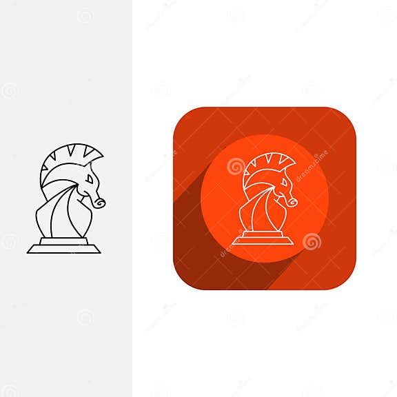 Knight Logo, Logo Design Simple Modern. Solid Favicon Style and ...