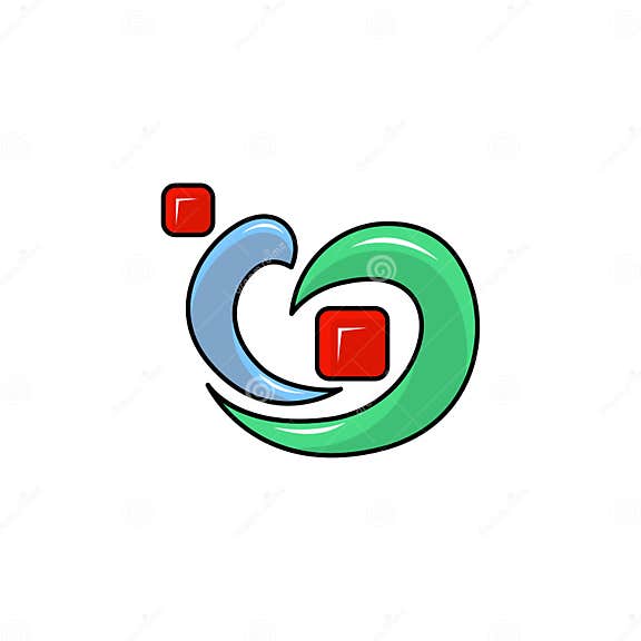 Two Abstract Humans Forming a Love Bond,logo Design Simple Modern ...