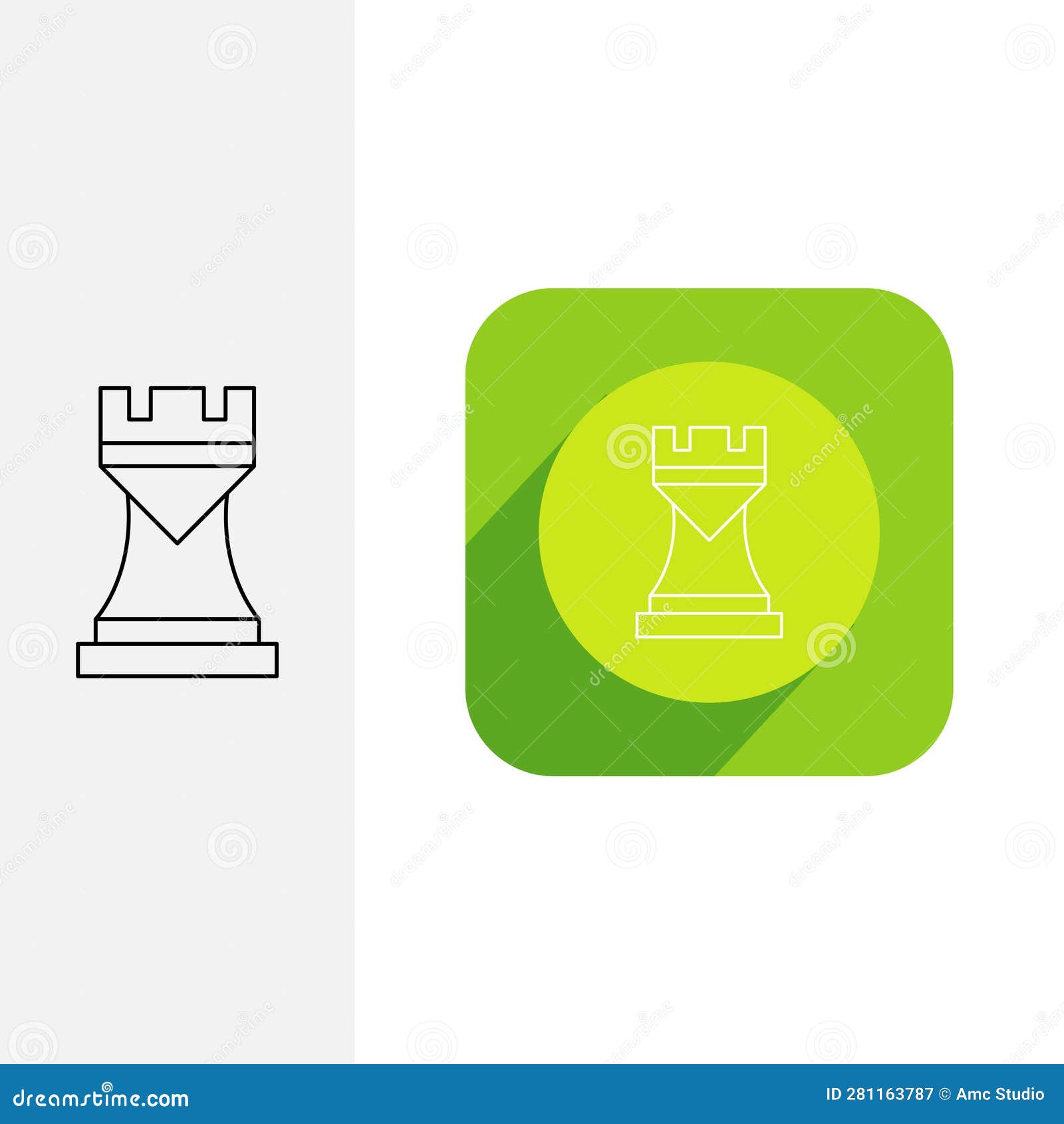 Rooks Logo, Modern Sign Template. Solid Favicon Style And Monoline ...