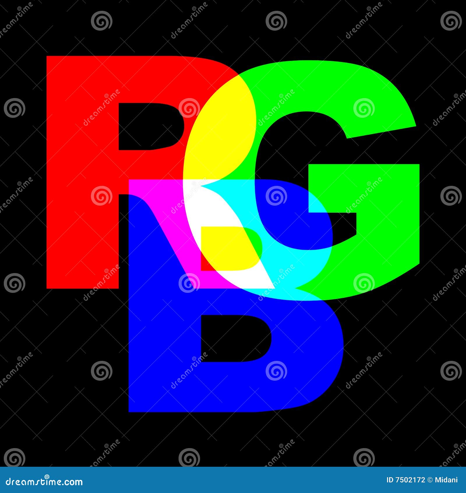 RGB Vector Illustration | CartoonDealer.com #7502172