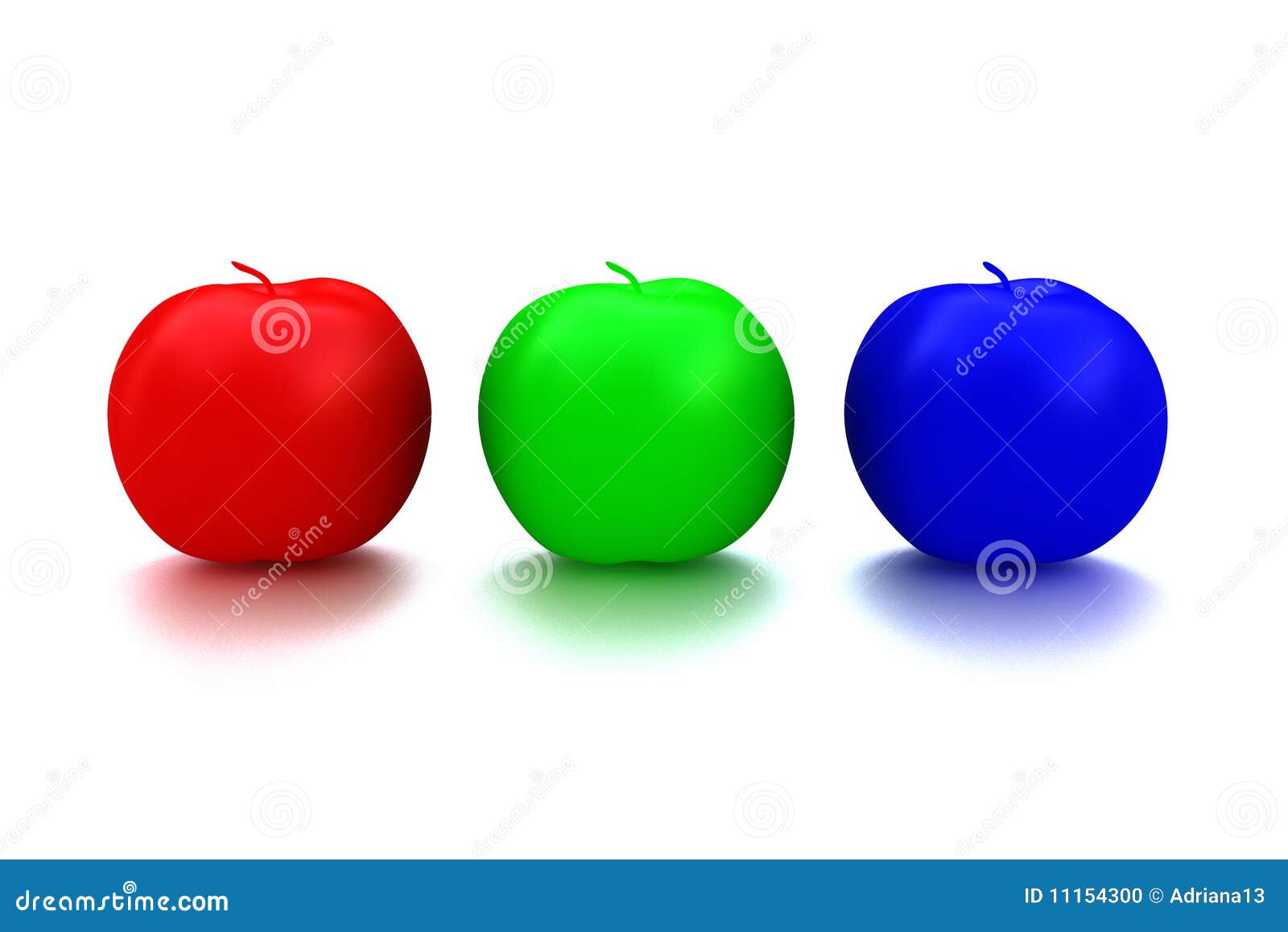 Rgb apple fruit stock illustration. Illustration of printer - 11154300