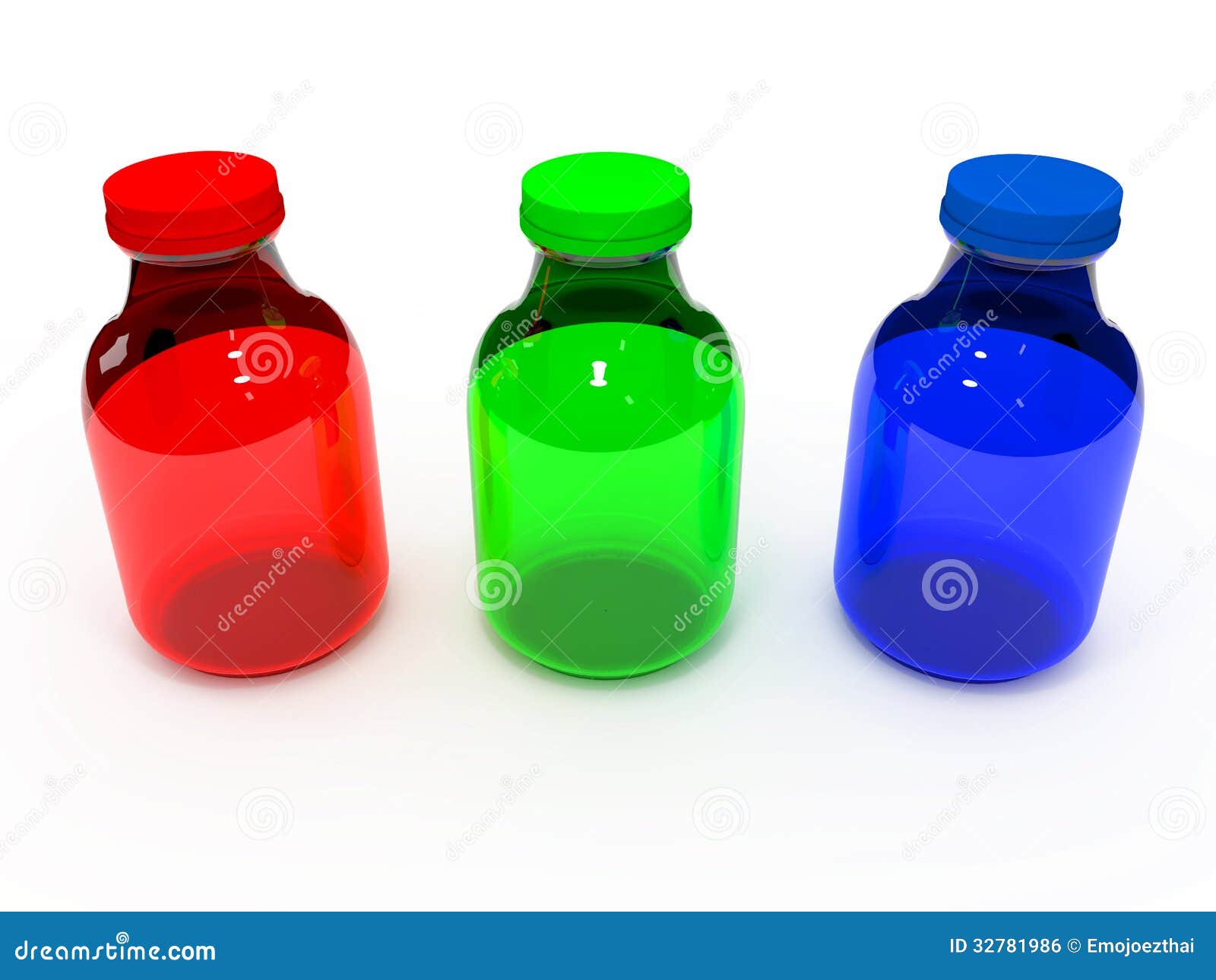RGB Bottle set stock illustration. Illustration of bottle - 32781986