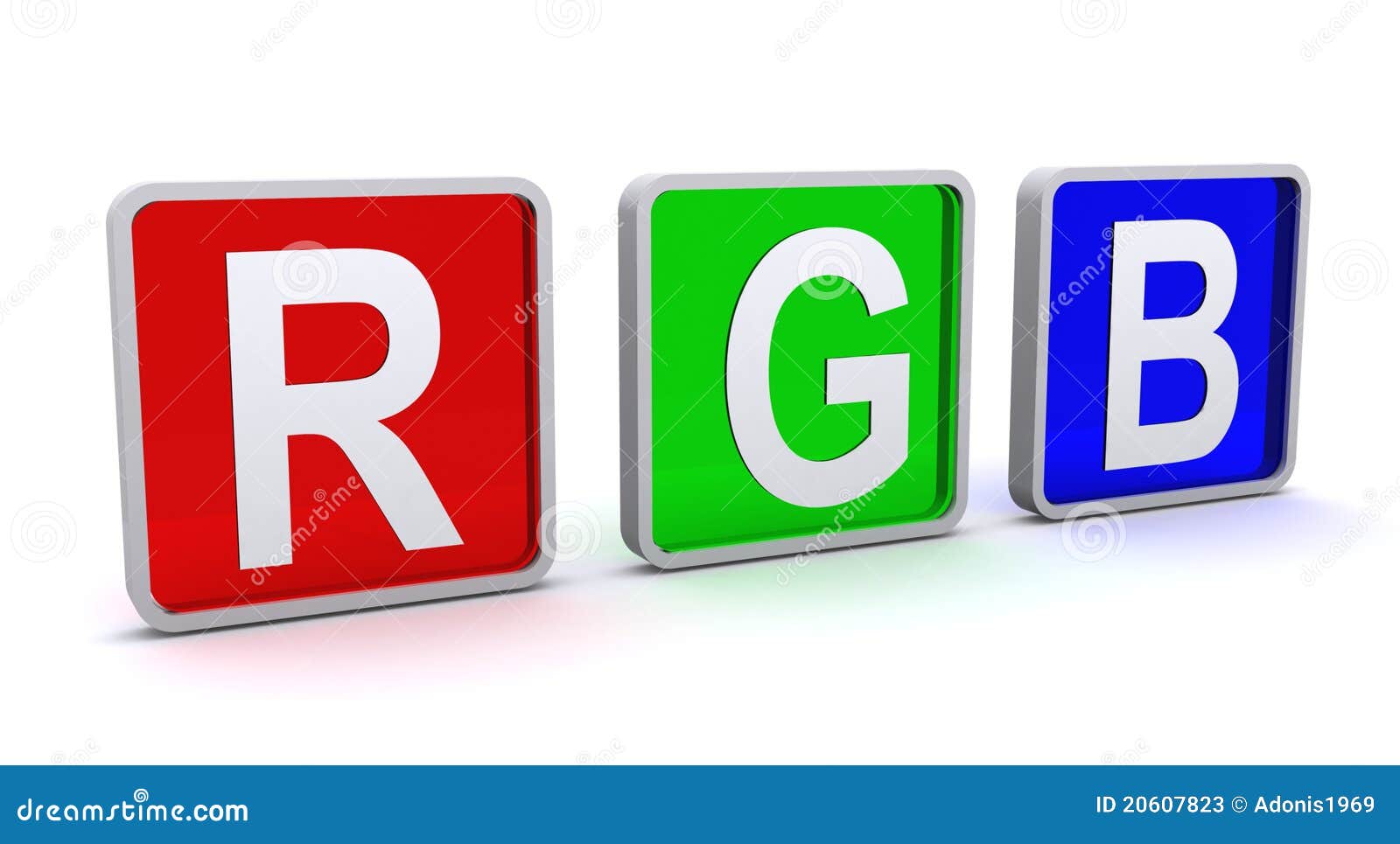 RGB Buttons Red Green Blue stock image. Image of color - 20607823