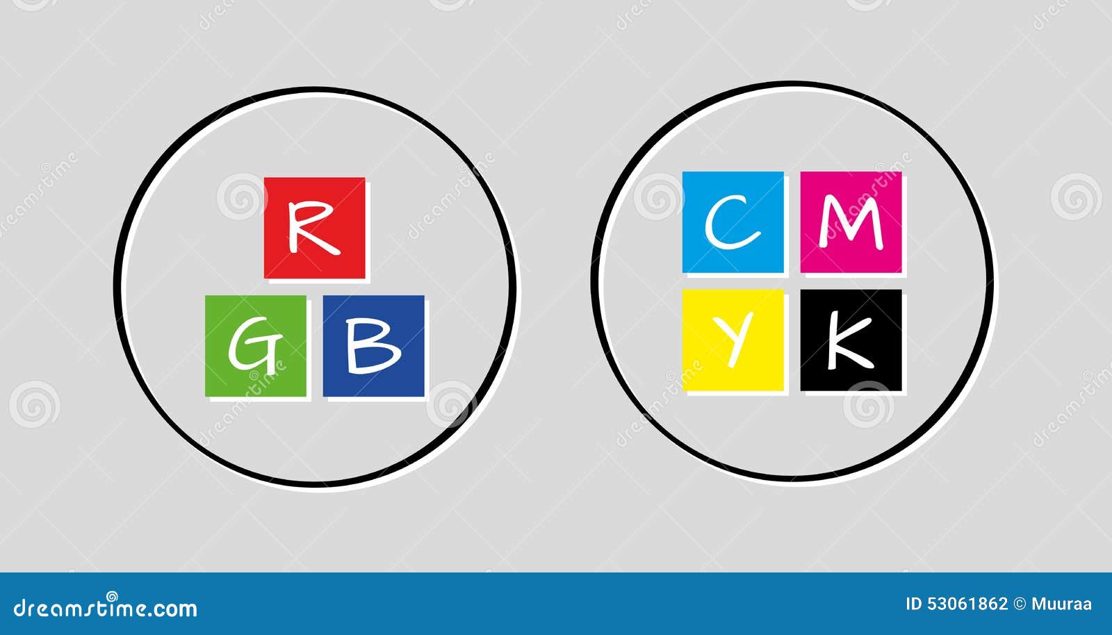 Rgb And Cmyk Icons Royalty-Free Stock Image | CartoonDealer.com #53061862