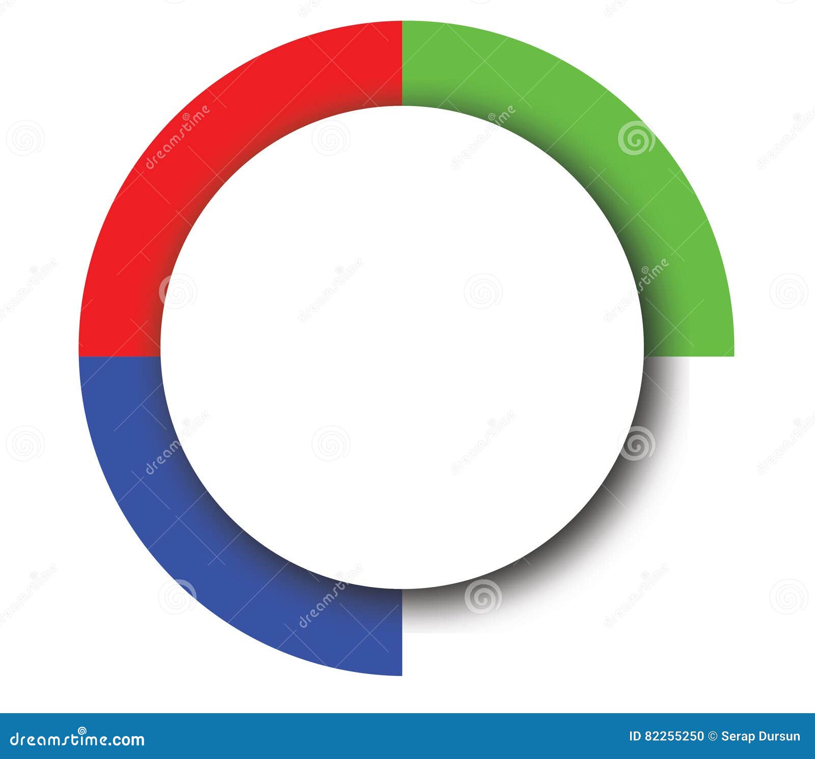RGB Color Chart stock illustration. Illustration of circle - 82255250