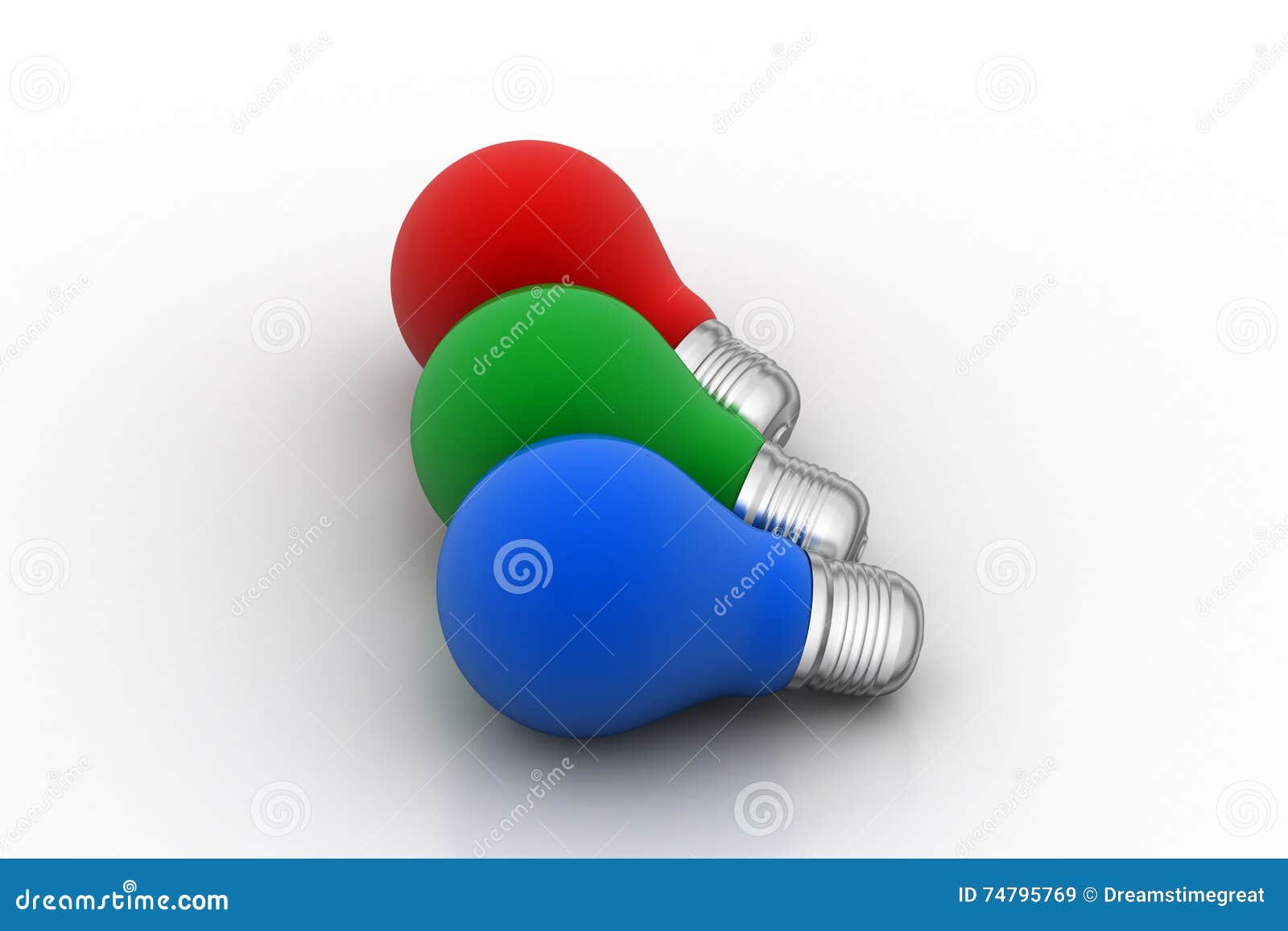Rgb color lights stock illustration. Illustration of graphic - 74795769
