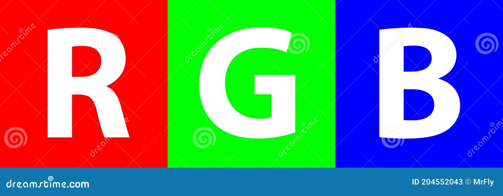 RGB Color Sample, Vector Illustration Stock Vector - Illustration of ...