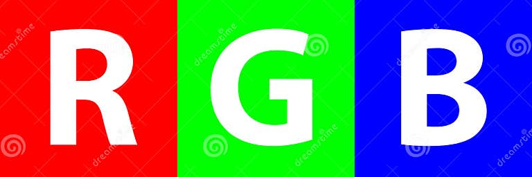RGB Color Sample, Vector Illustration Stock Vector - Illustration of ...