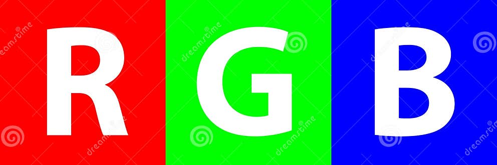 RGB Color Sample, Vector Illustration Stock Vector - Illustration of ...