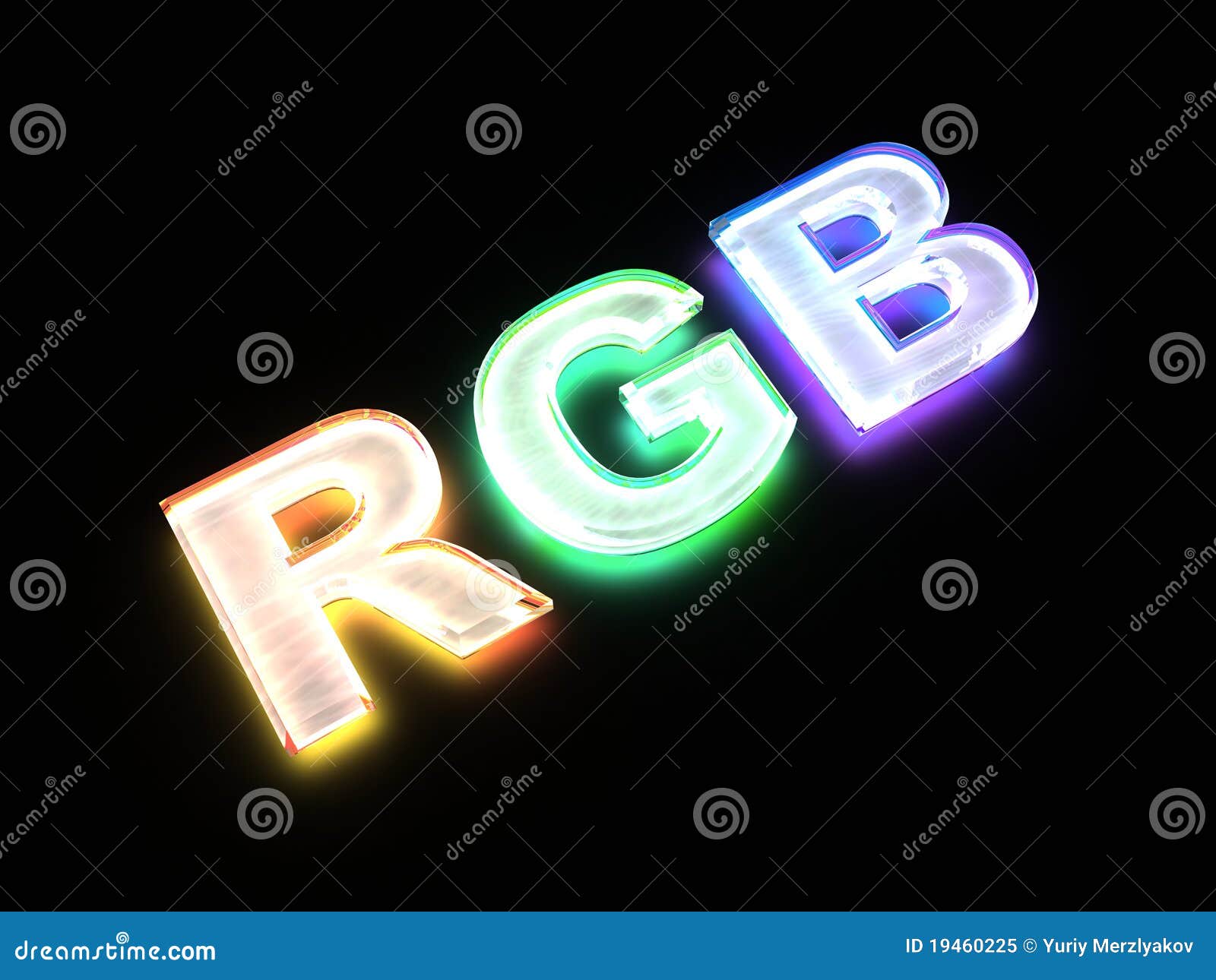 RGB color scheme sign stock illustration. Illustration of colourful ...