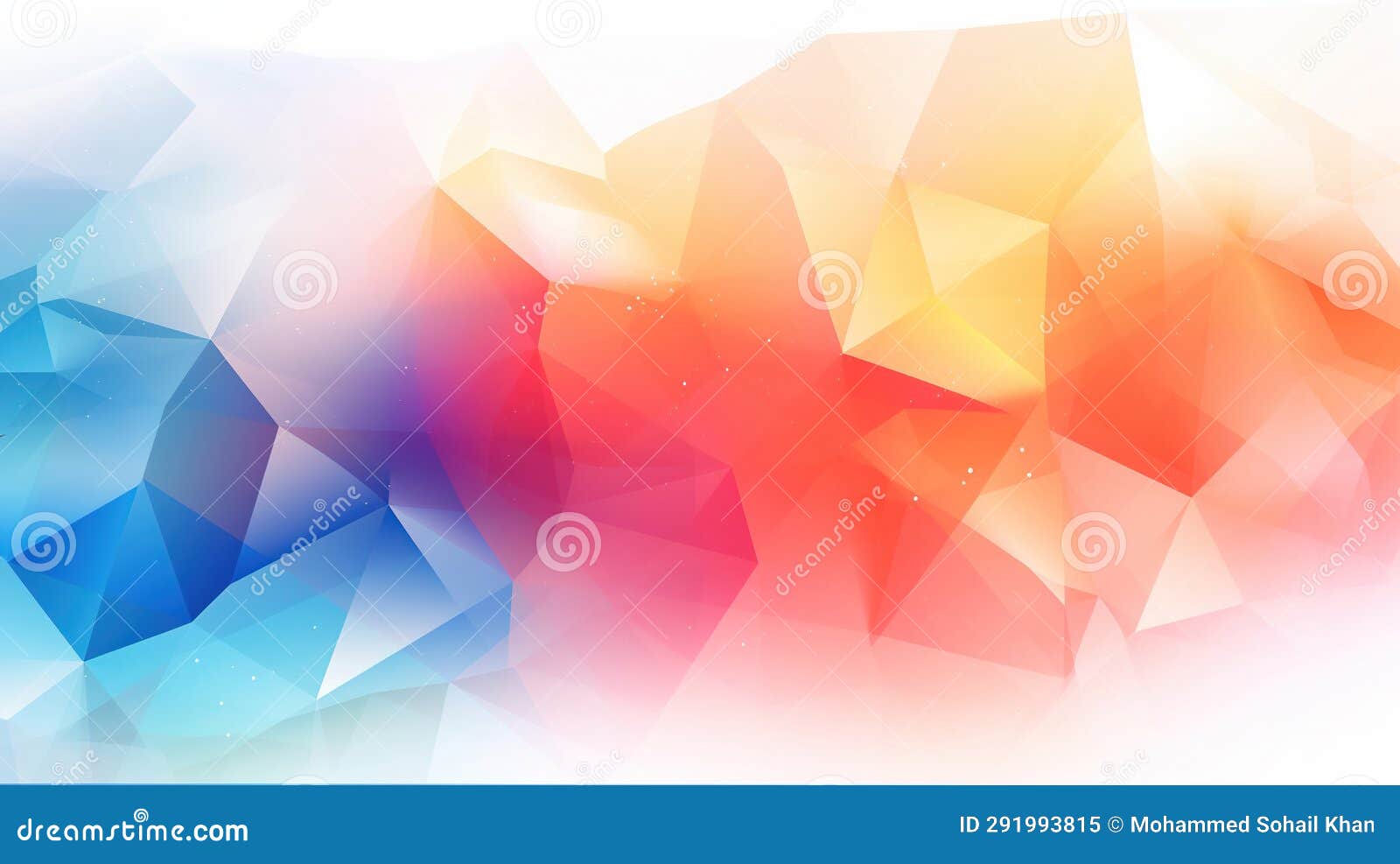 RGB Color Triangle or Low Polygon on Abstract Painting Background Stock ...