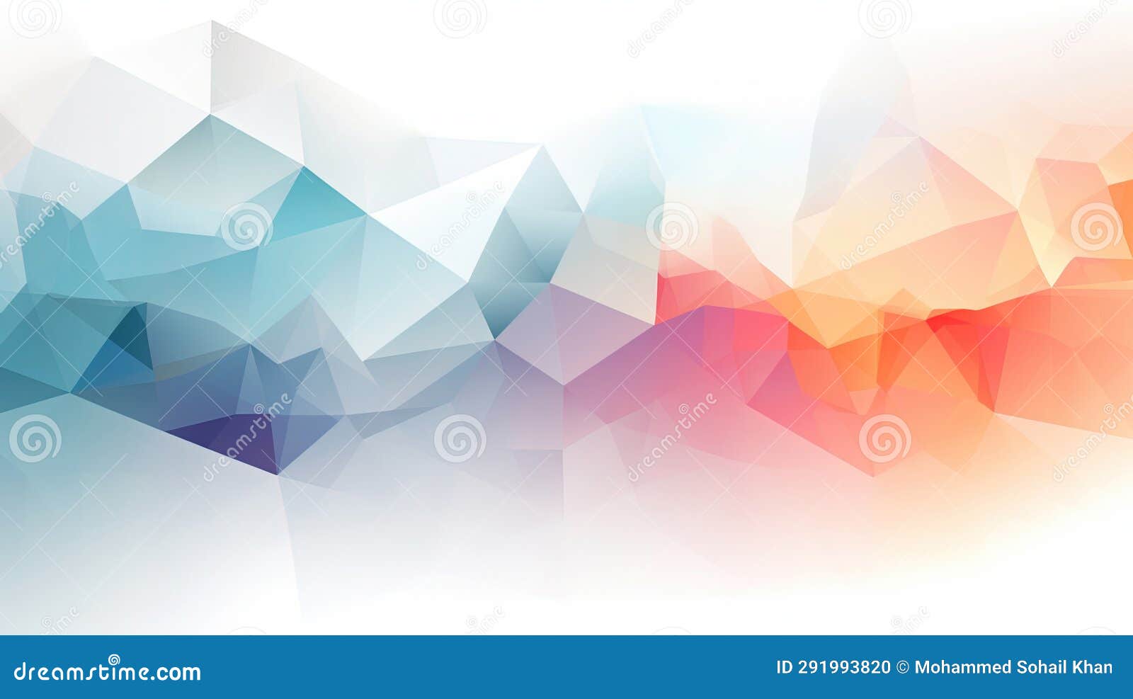 RGB Color Triangle or Low Polygon on Abstract Painting Background Stock ...