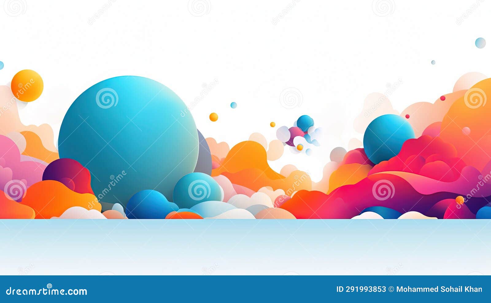 RGB Color Waves on Abstract Painting Background Stock Illustration ...