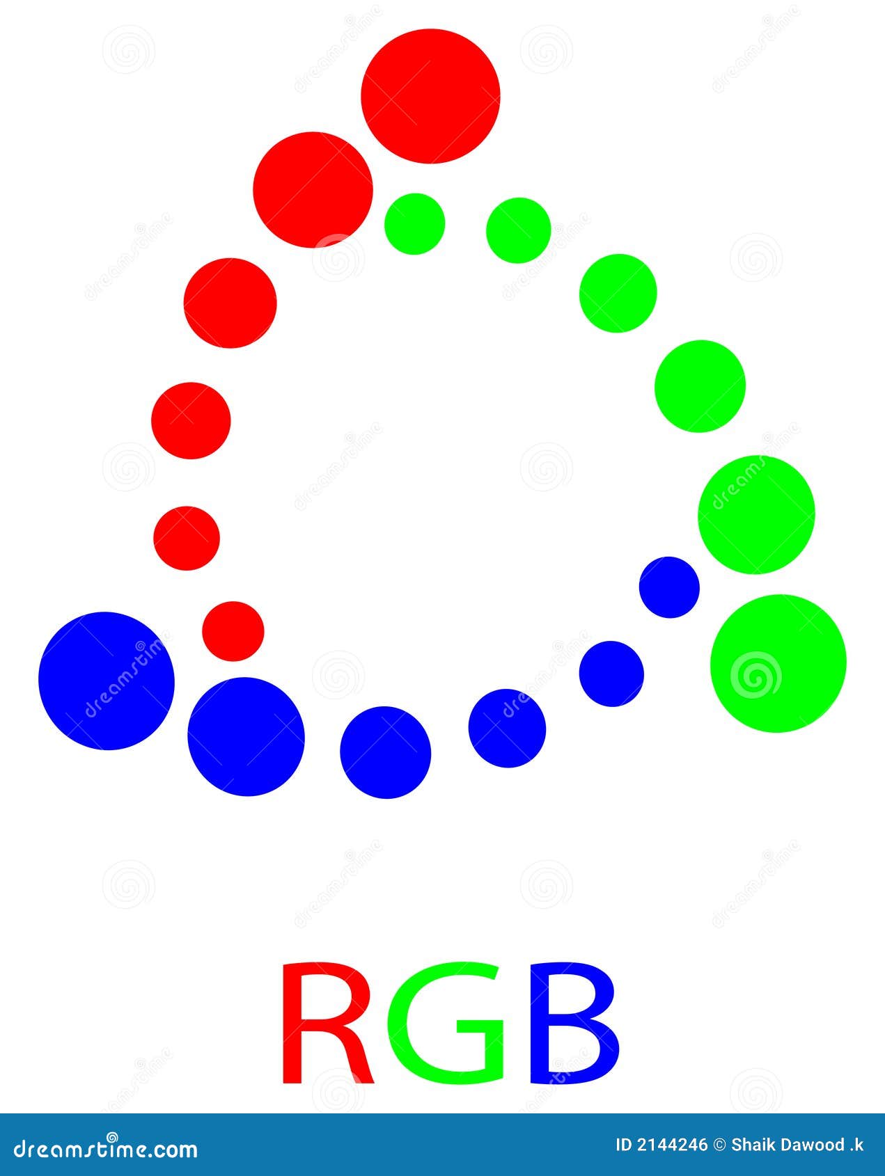 Rgb dots stock vector. Illustration of design, graphic - 2144246
