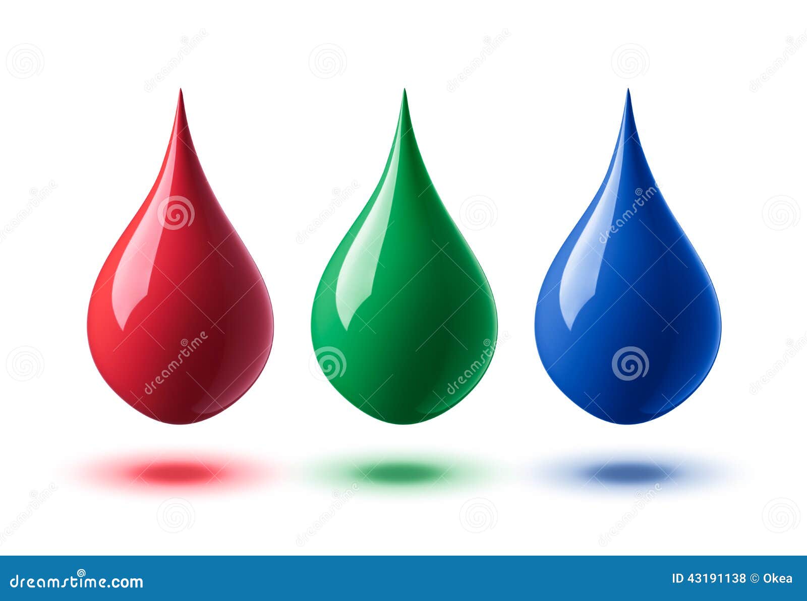 Rgb droplets stock illustration. Illustration of paint - 43191138