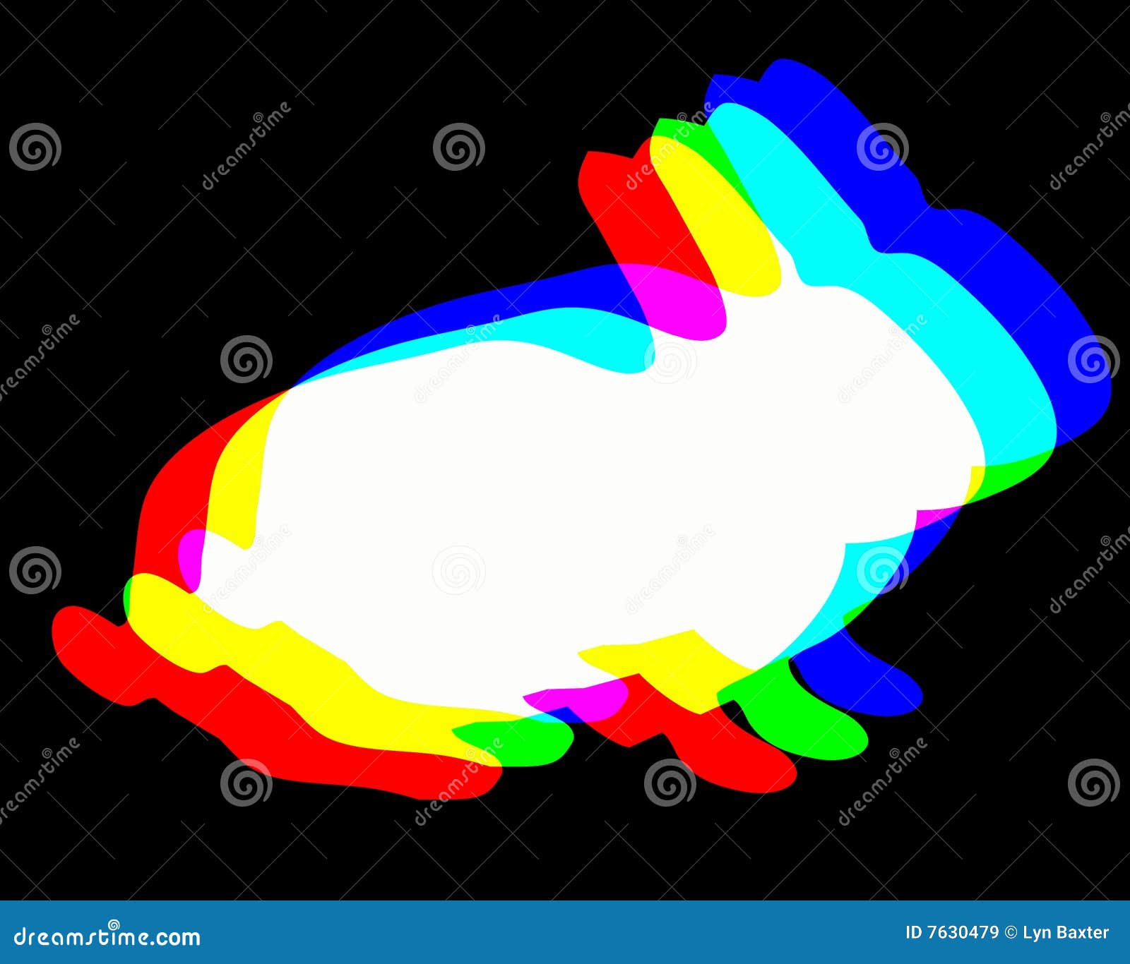 RGB Easter stock illustration. Illustration of colorful - 7630479