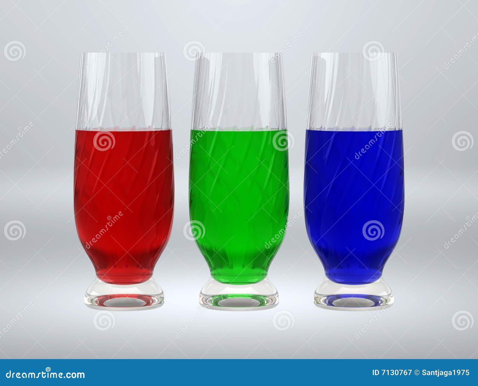 Rgb glasses stock illustration. Illustration of blue, crystal - 7130767